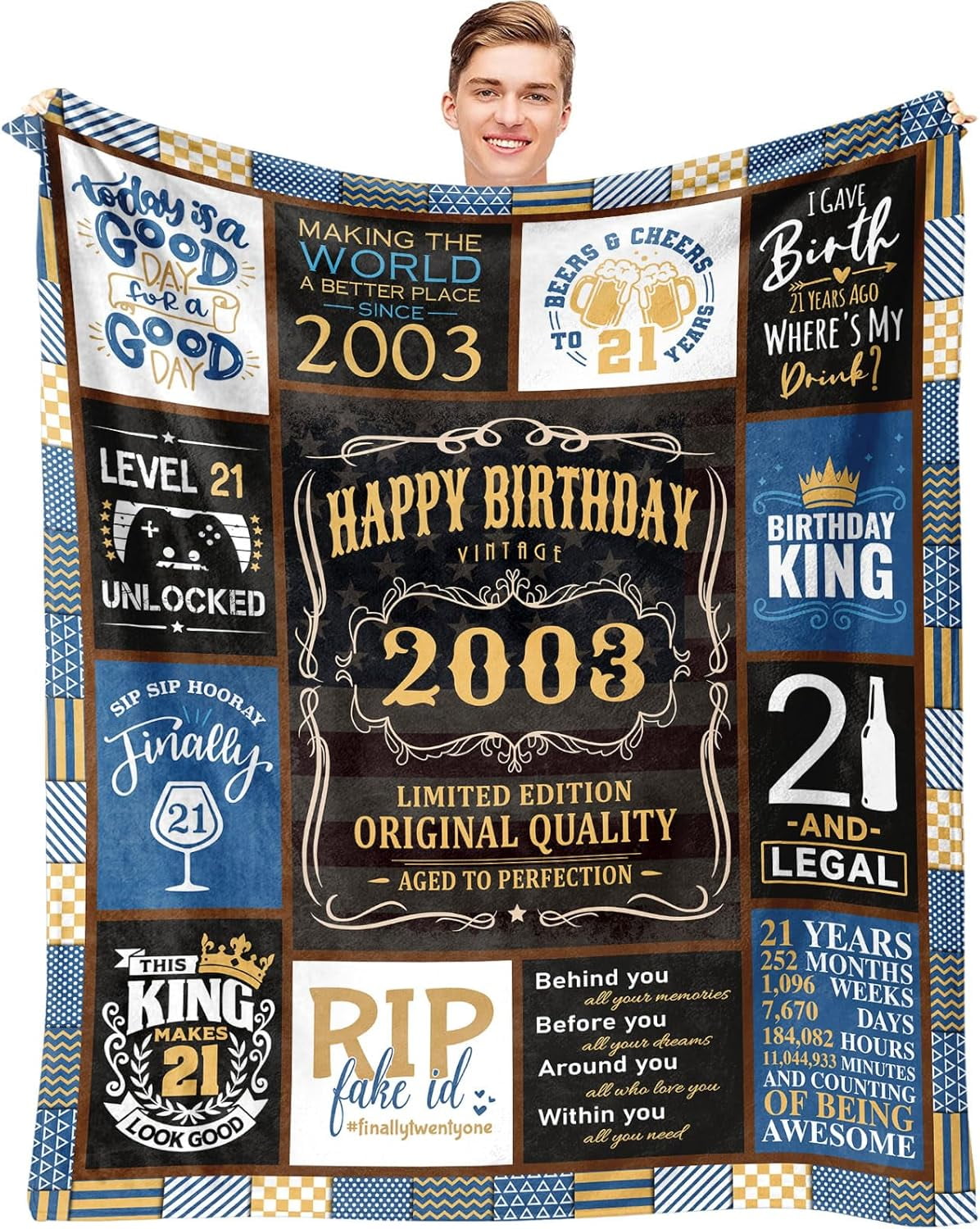 21st Birthday Gifts for Him, Cool 21st Birthday Gifts for Boy, Presents ...