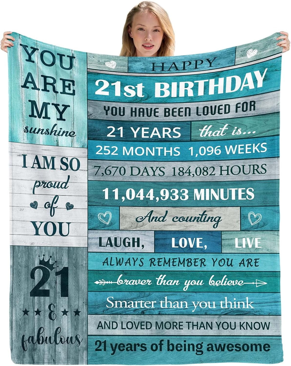 21st Birthday Gifts for her, 21 Year Old Birthday Gifts for Her,Gifts for 21 Year Old Women ...