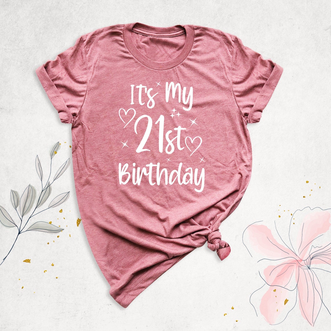 21st Birthday Girl Shirt, 2002 Birthday Shirt, Birthday Party Shirt ...