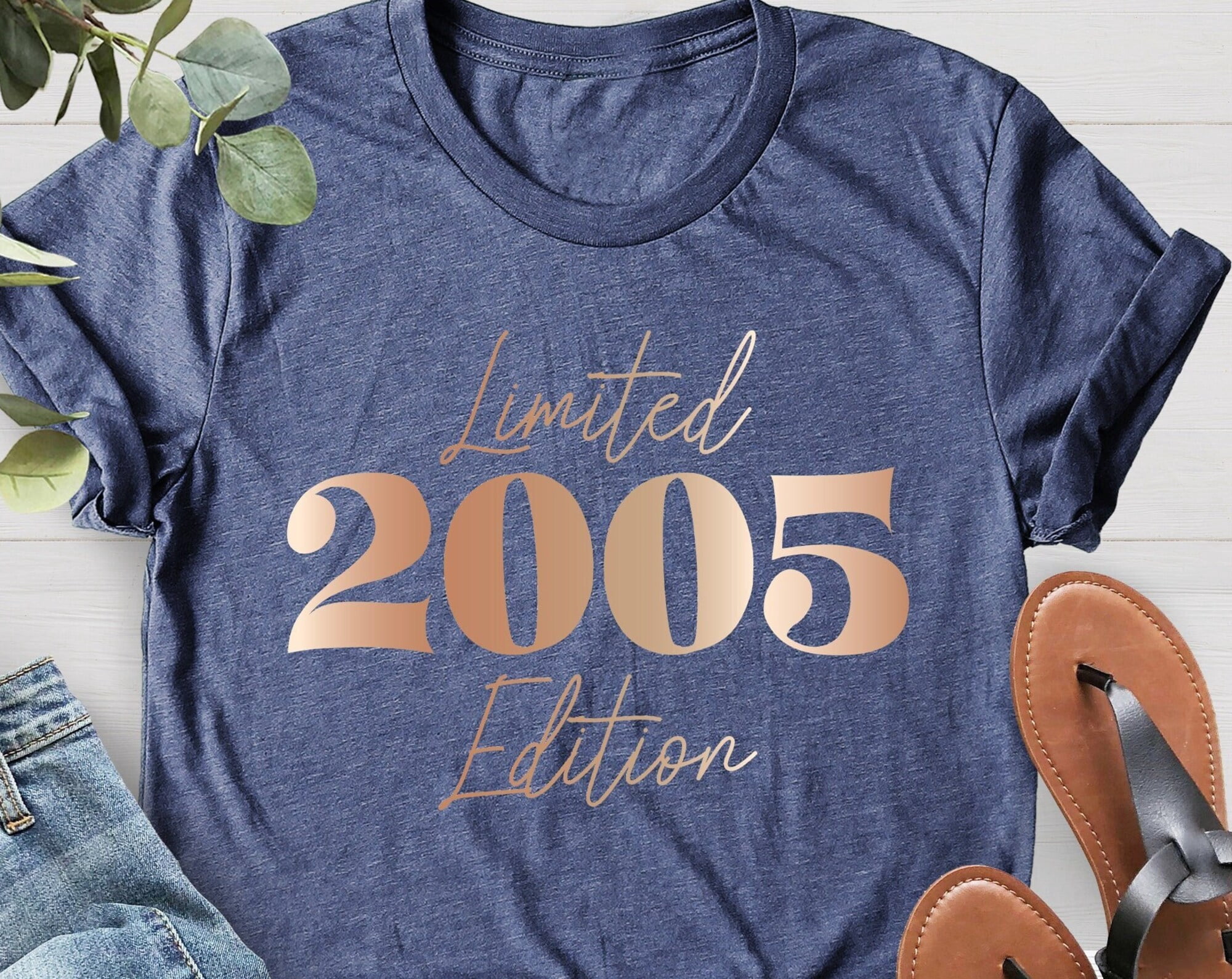 21st Birthday Shirt Custom Any Age Birthday Shirt Gift For 2005 ...