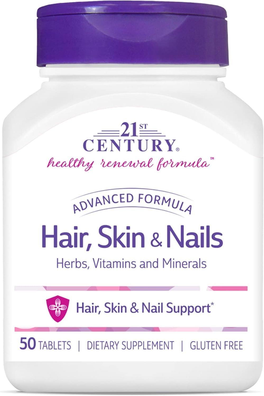 21st Century Advanced Formula Hair, Skin & Nails, 50 Tablets - Walmart.com