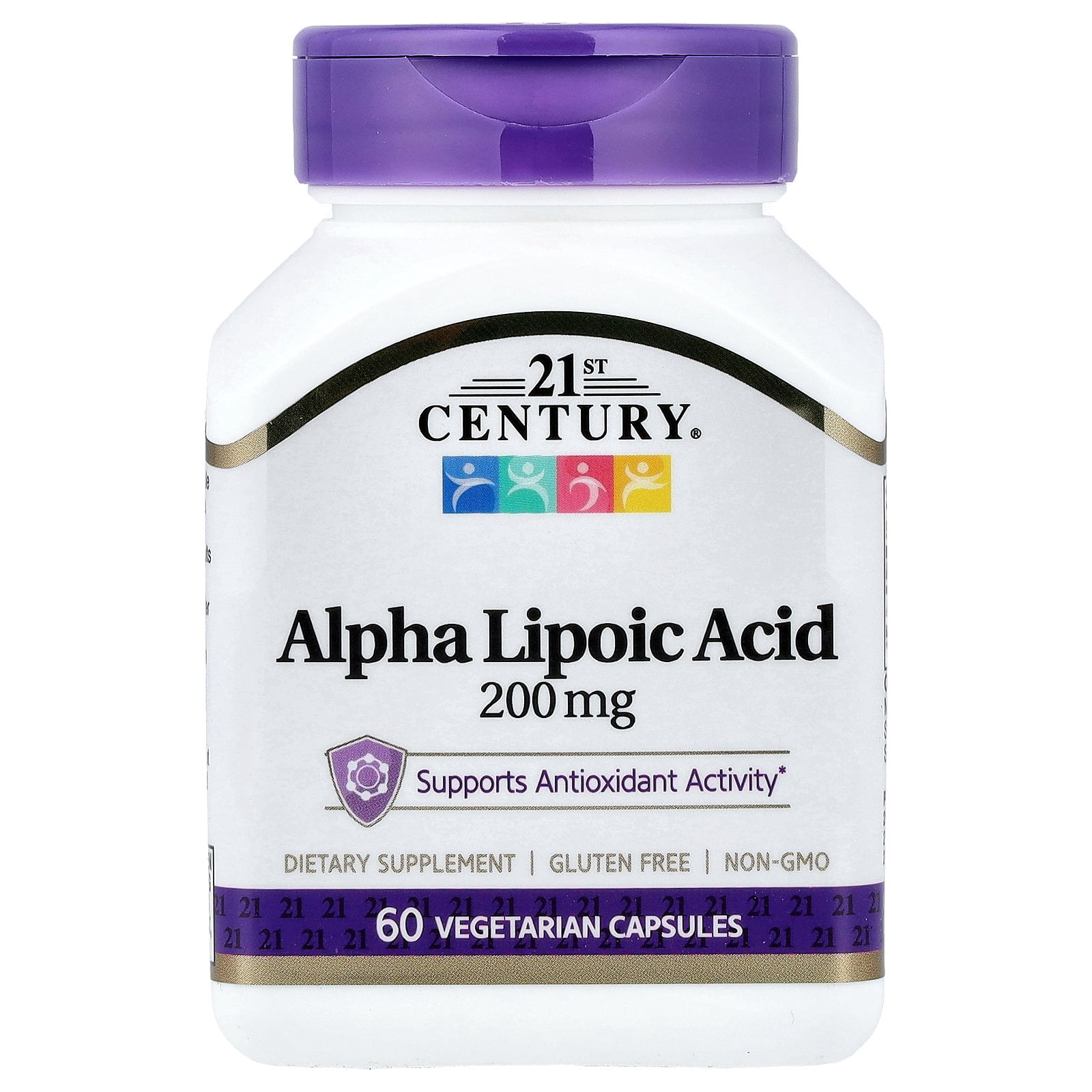21st Century Alpha Lipoic Acid, 200 mg, 60 Vegetarian Capsules ...