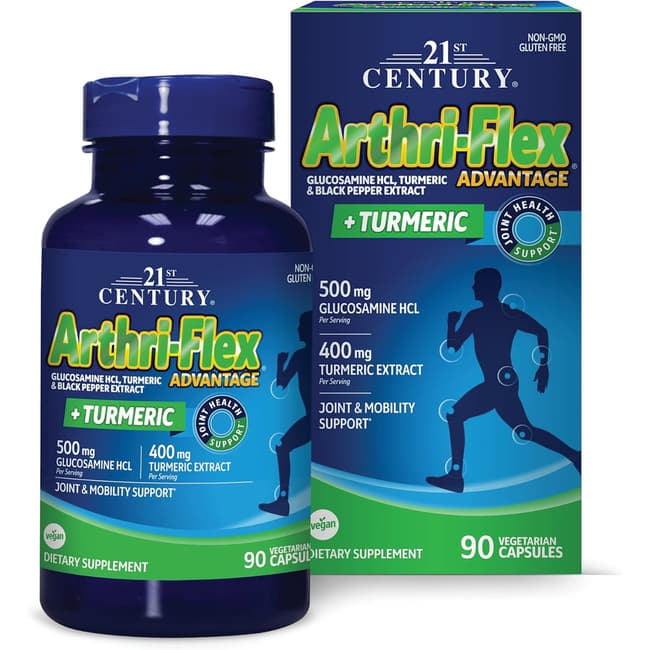 21st Century Arthri-Flex Advantage + Turmeric 90 Veg Caps - Walmart.com