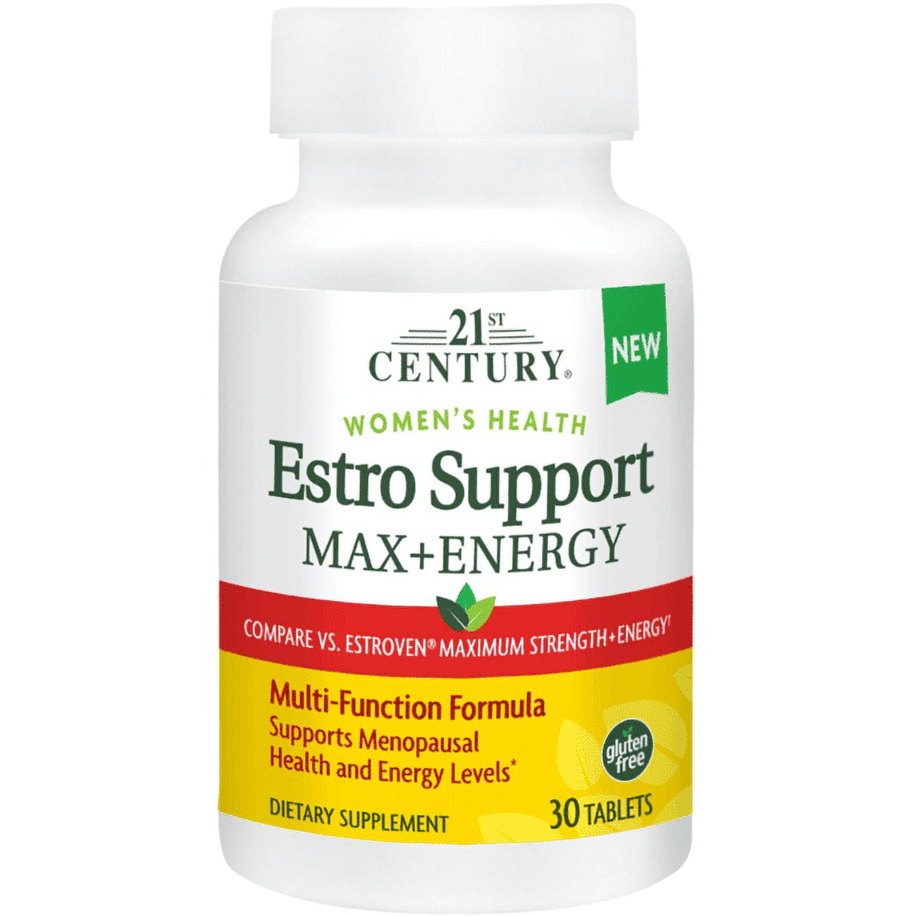 21st Century Estro Support Max plus Energy - 30 Count - Walmart.com
