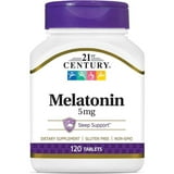 21st Century HealthCare Melatonin Tablets, 120 Count - Walmart.com