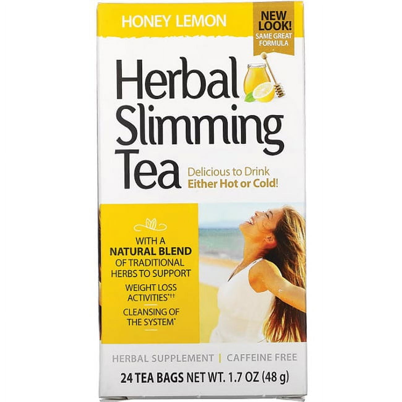 21st Century Herbal Slimming Tea - Honey Lemon 24 Bag(S) - Walmart.com