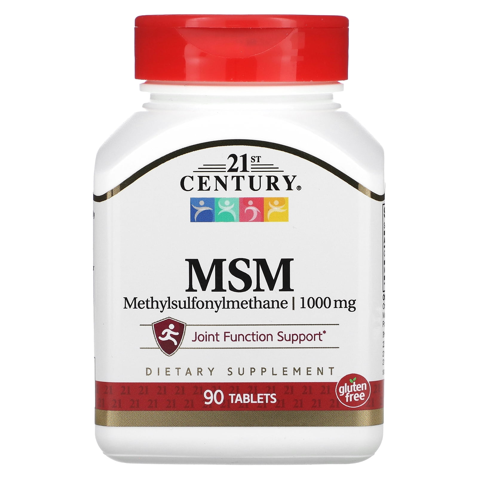21st Century MSM, Methylsulfonylmethane, 1,000 mg, 90 Tablets - Walmart.com