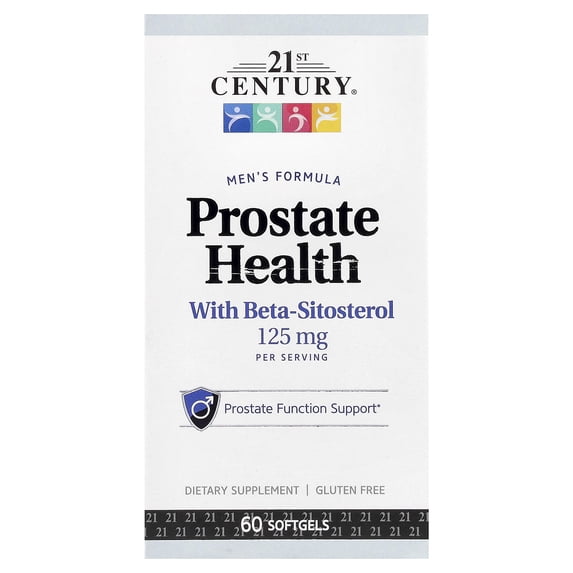 21st Century, Prostate Health Supplement, 60 Softgels, Men’s Formula ...