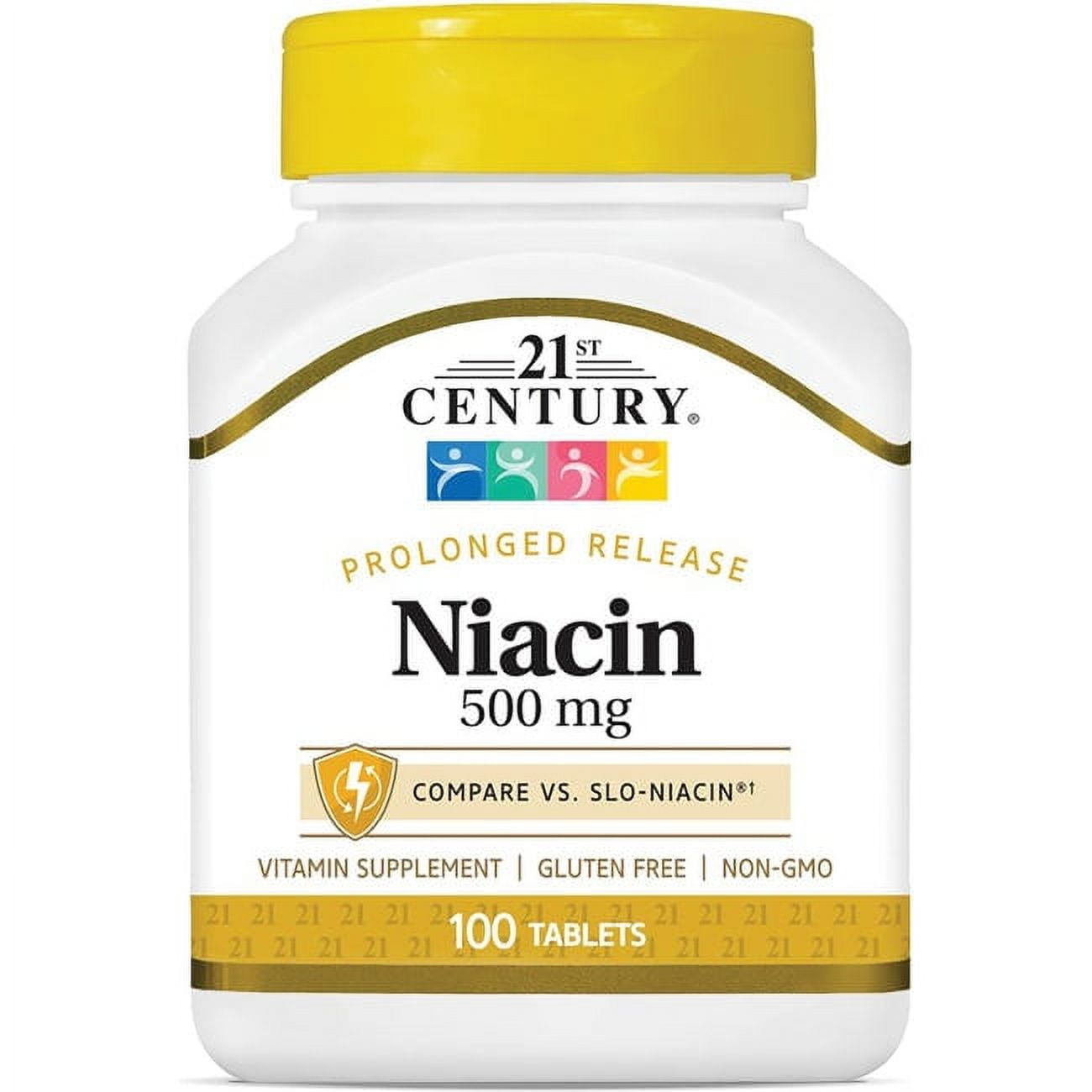 21st Century Prolonged Release Niacin 500 mg 100 Tabs - Walmart.com