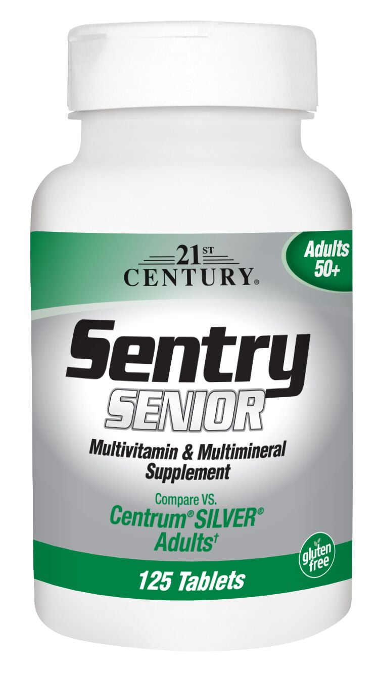 21st Century Sentry Senior Multivitamin & Mineral Supplement Tablets ...