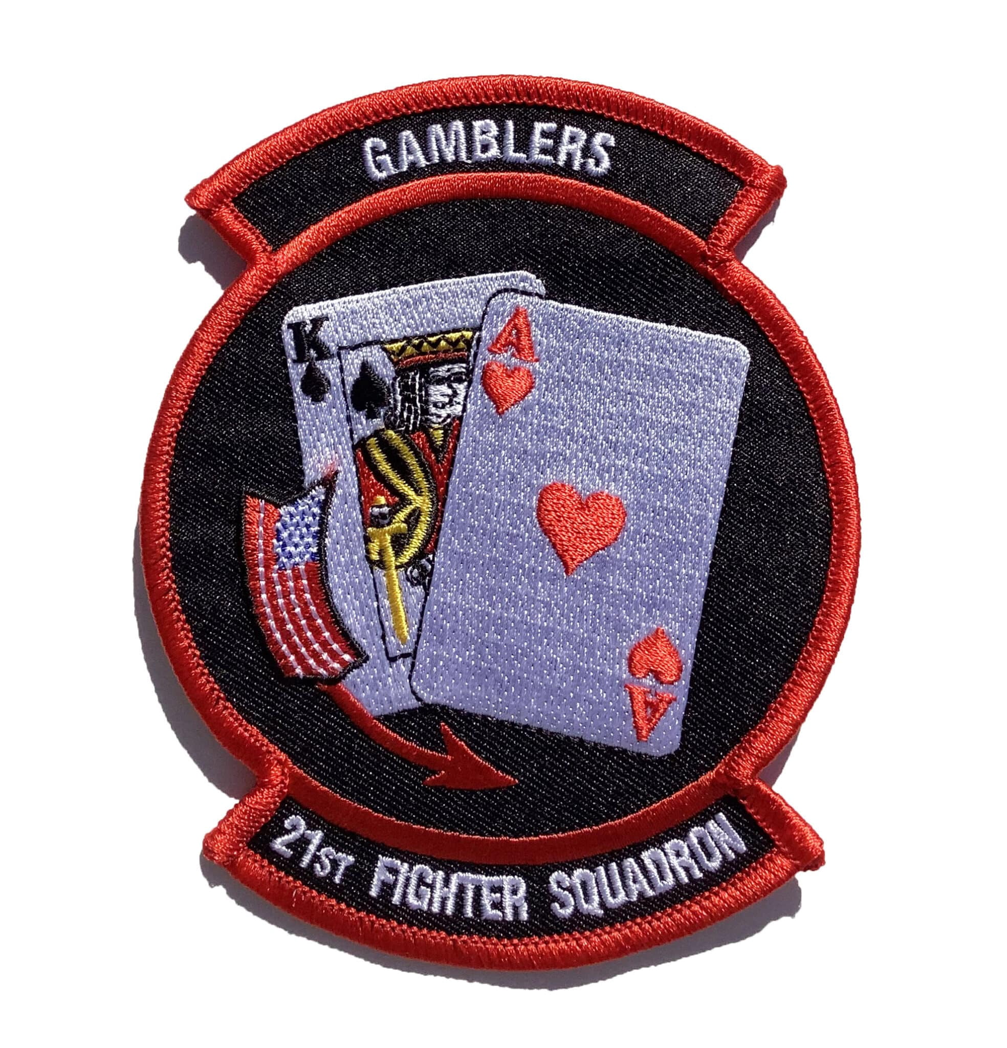 21st Fighter Squadron Gamblers Patch – Sew On - Walmart.com