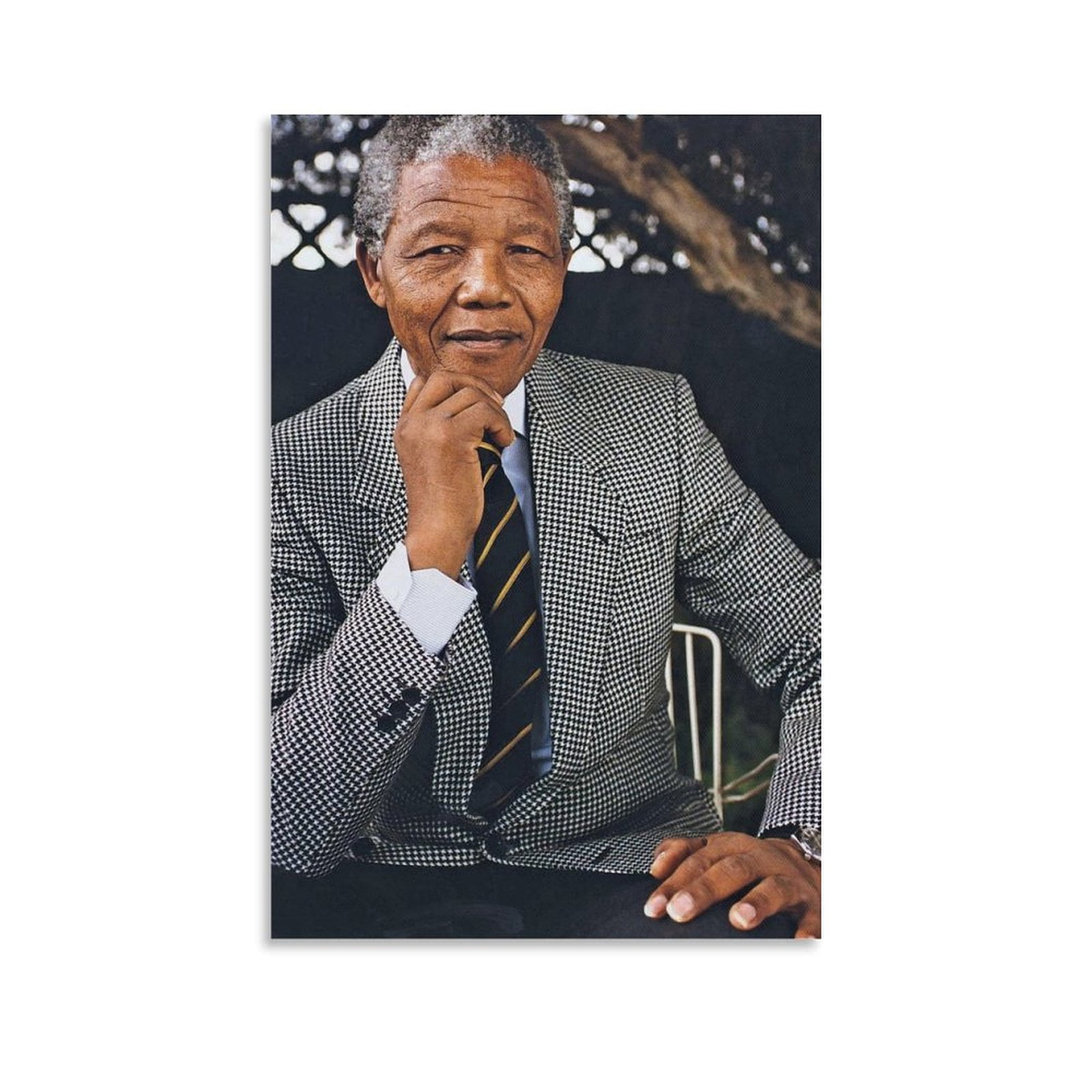 21st-century Philanthropists Nelson Mandela Retro Poster (2) Picture ...