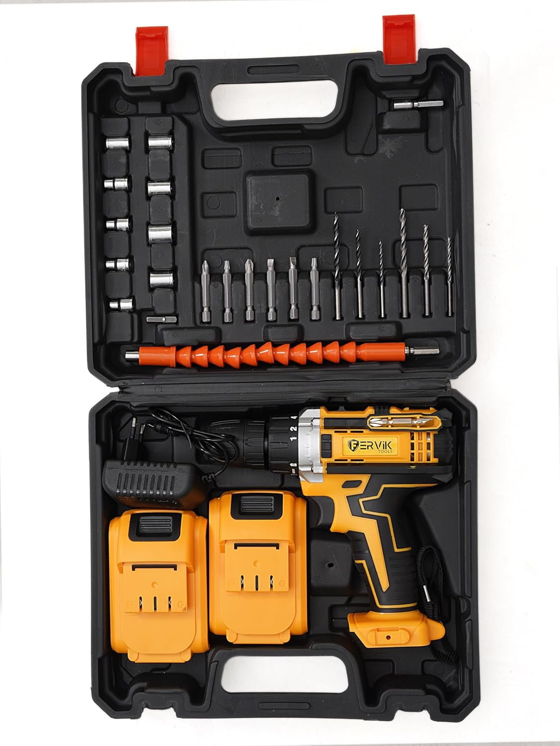 21v Cordless Drill Machine Cum Screwdriver | 2x 1.5ah Li-Ion Batteries ...