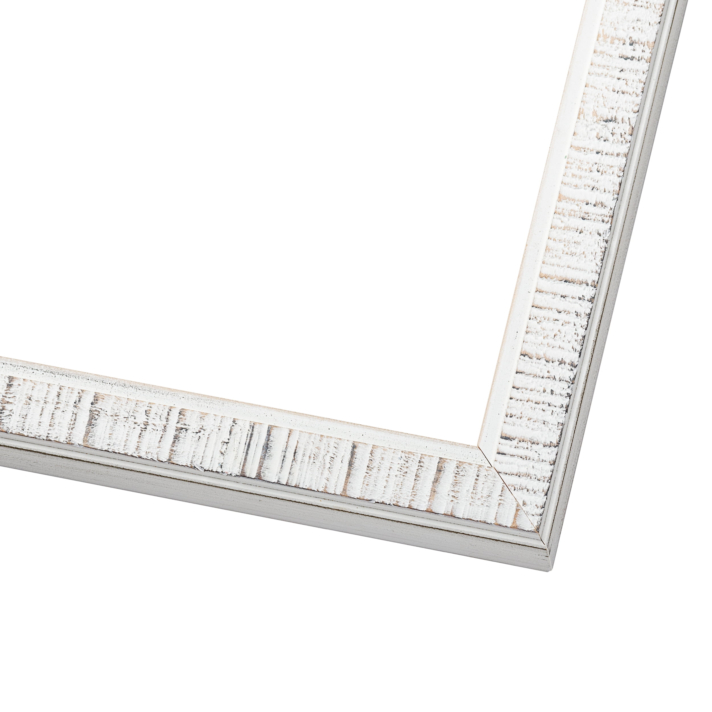 26x38 Textured White Picture Frame - UV Acrylic, Foam Board Backing ...