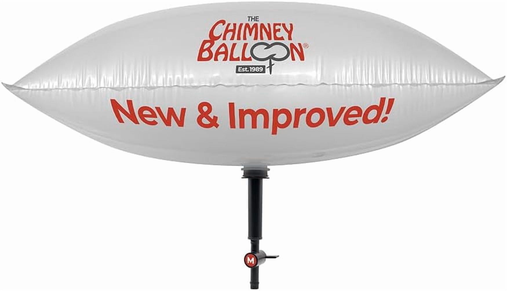 21x10 Max 2-Ply Inflatable Chimney Pillow Fireplace Draft Stopper ...