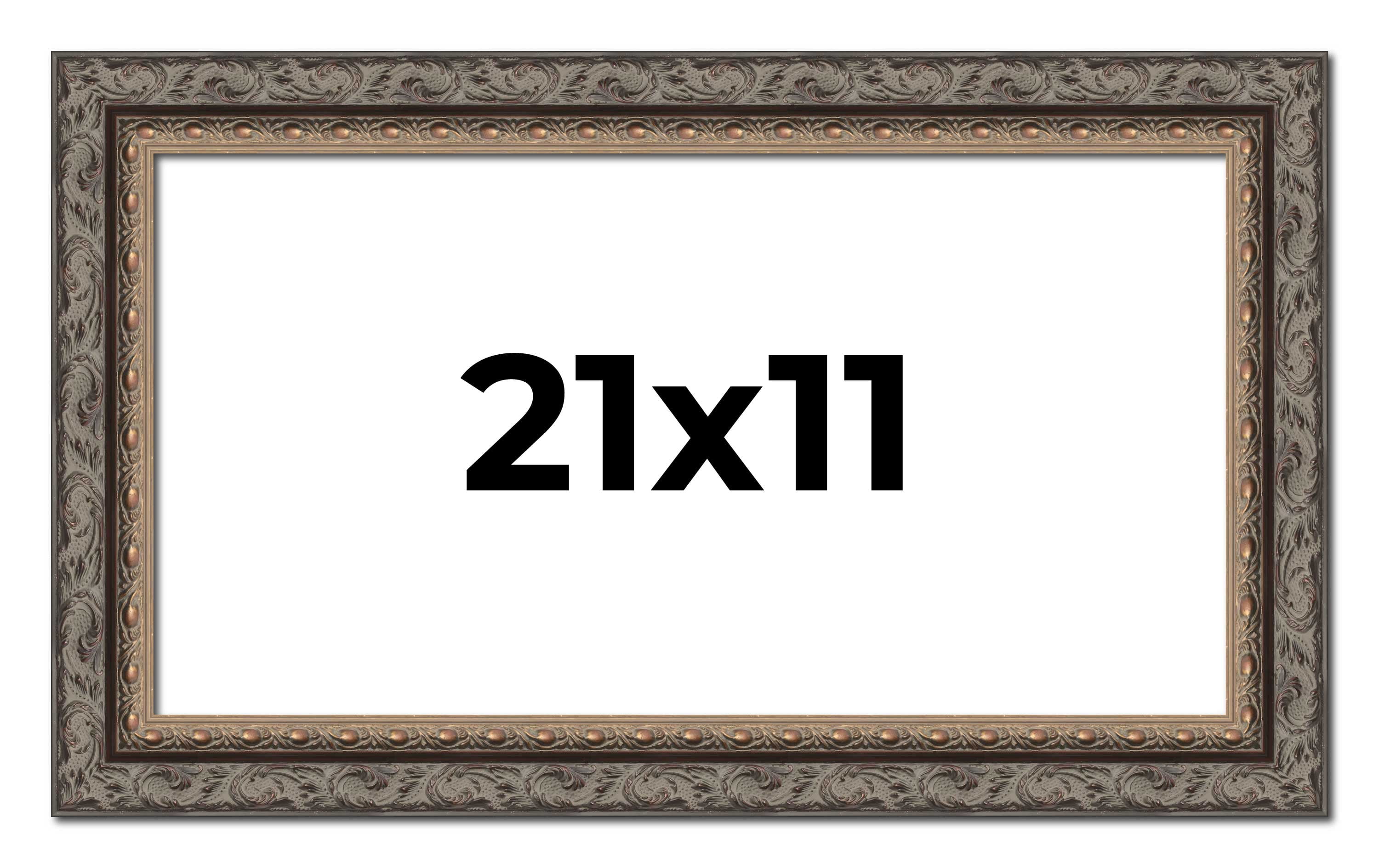 21x11 Frame Black Real Wood Picture Frame Width 2 inches | Interior ...