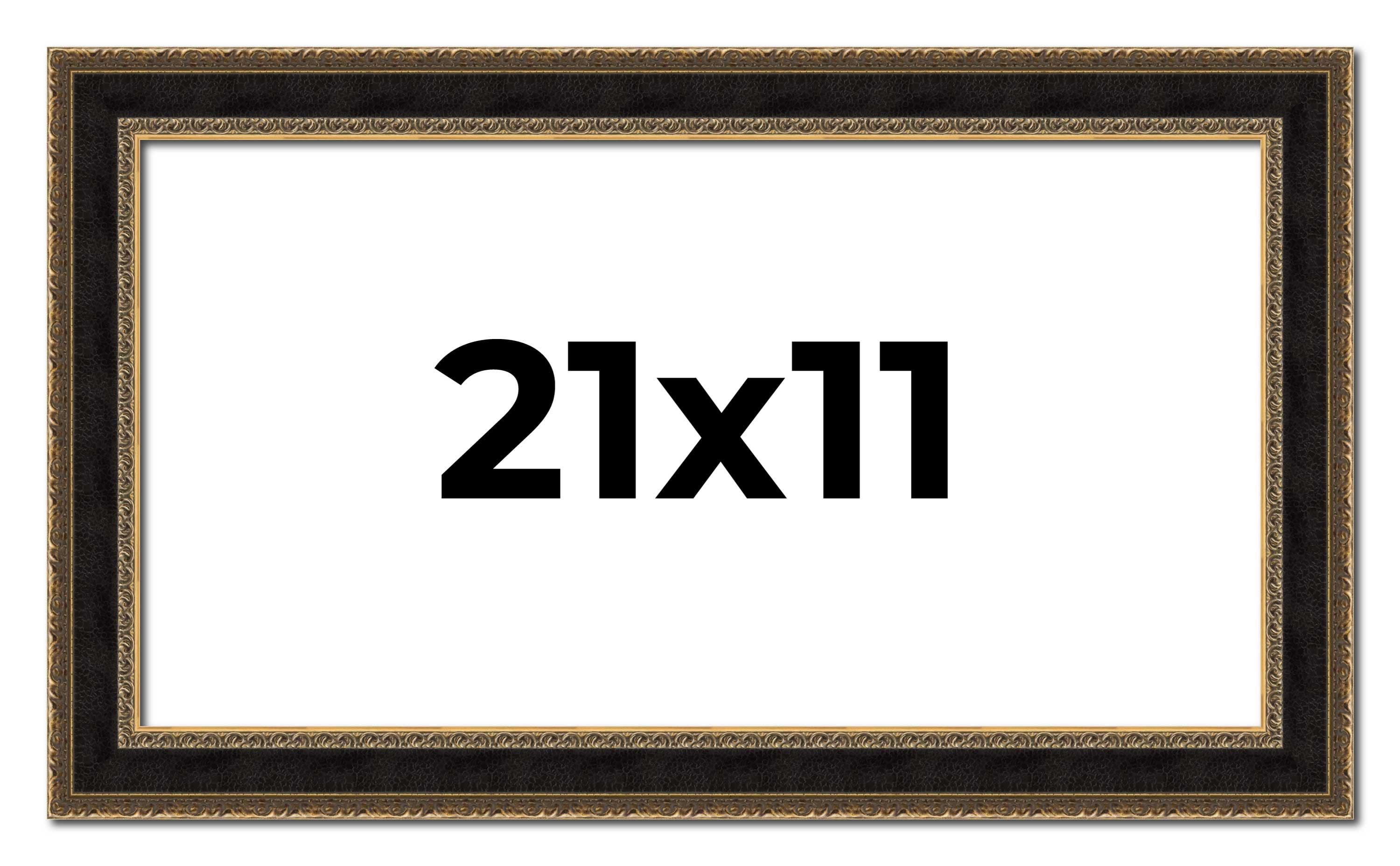 21x11 Frame Gold Antique Vintage Sold Wood Picture Frame | 1.75 Inch ...