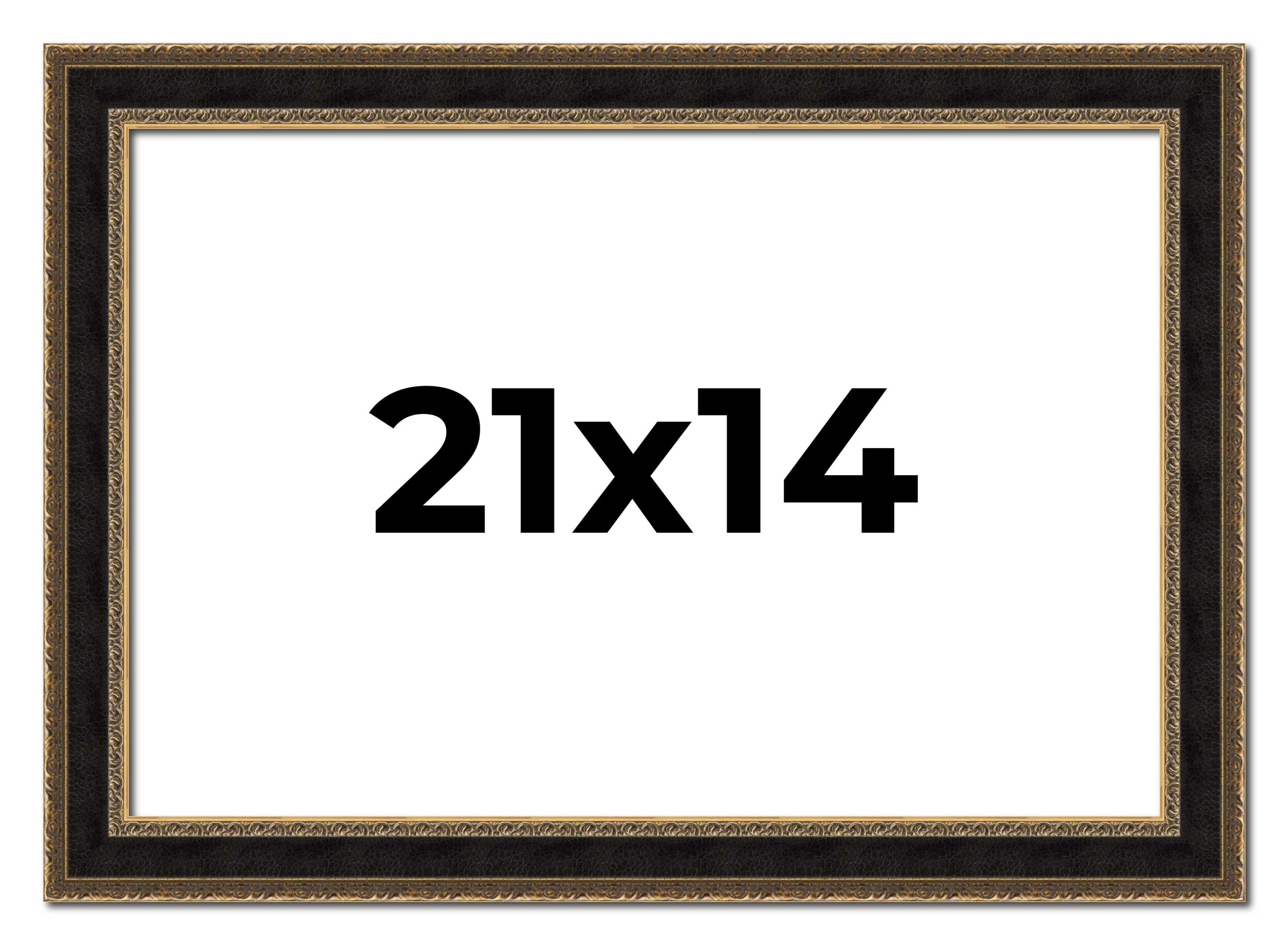 21x14 Frame Gold Antique Vintage Sold Wood Picture Frame | 1.75 Inch ...