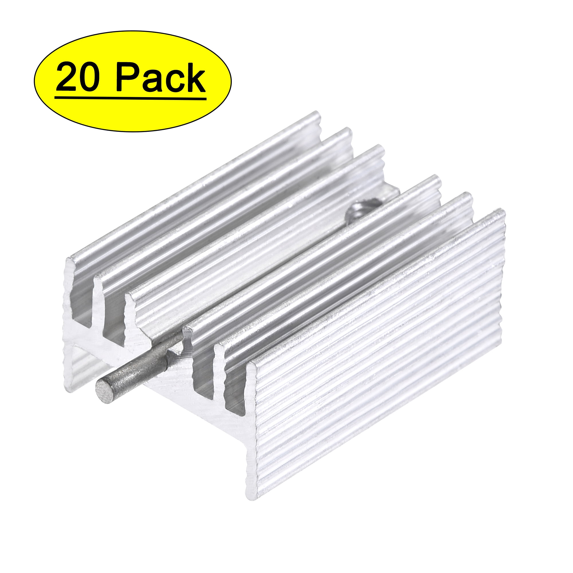 21x15x10mm TO-220 Aluminum Heatsink for Cooling MOSFET Transistors ...