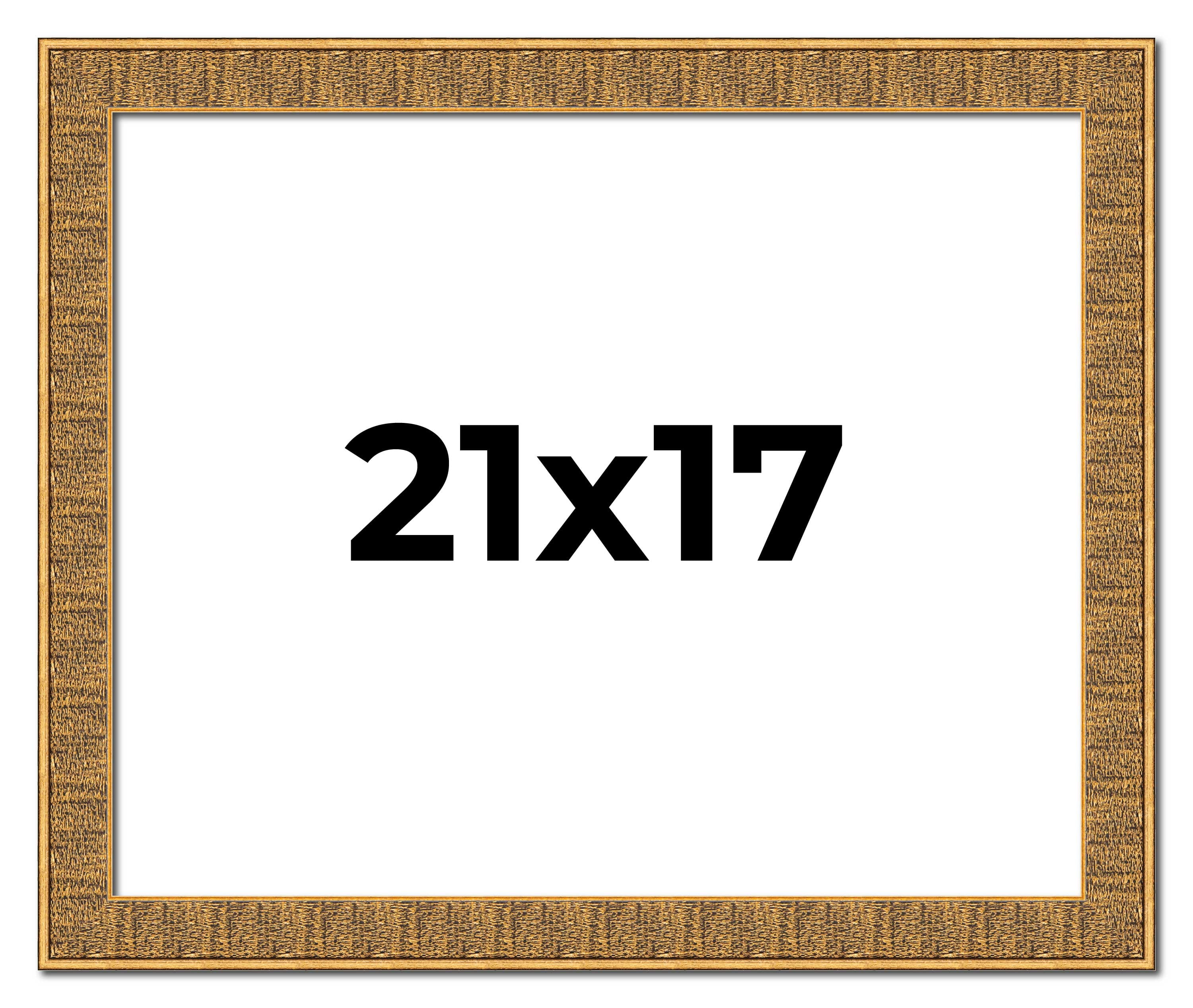 21x17 Frame Black and Gold Distressed Solid Wood Sonoma Picture Frame ...