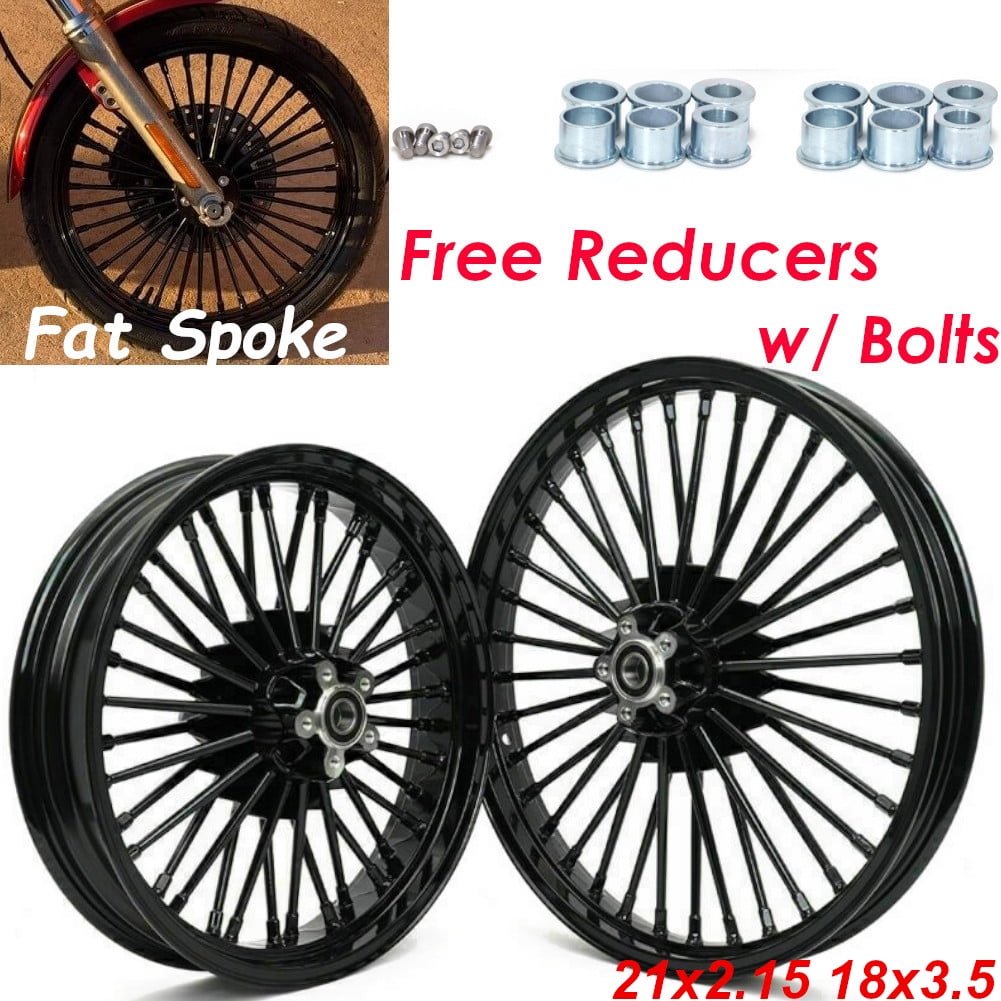 21x2.15 18x3.5 Fat Spoke Wheels Rim for Harley Dyna Street Bob FXDB ...