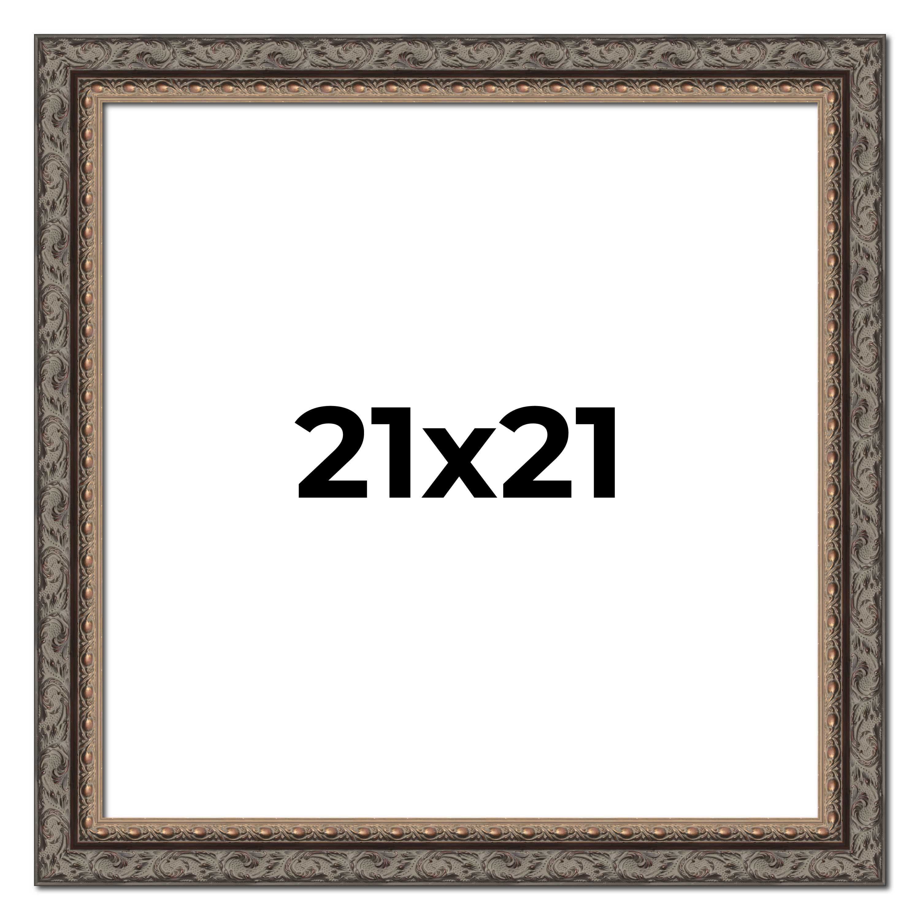 21x21 Frame Black Real Wood Picture Frame Width 2 inches | Interior ...