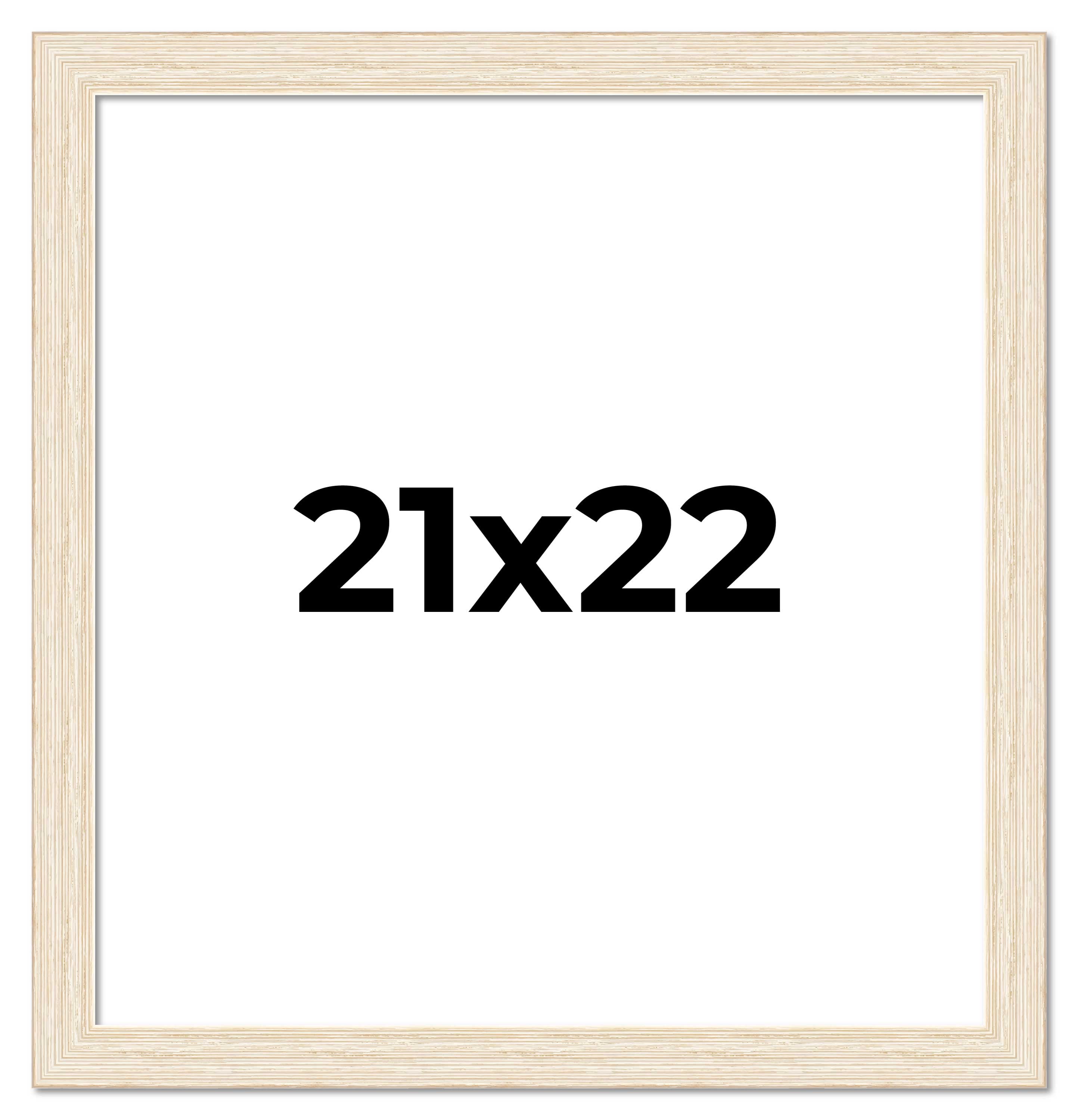 21x22 Frame White Real Wood Picture Frame Width 1.5 inches | Interior ...