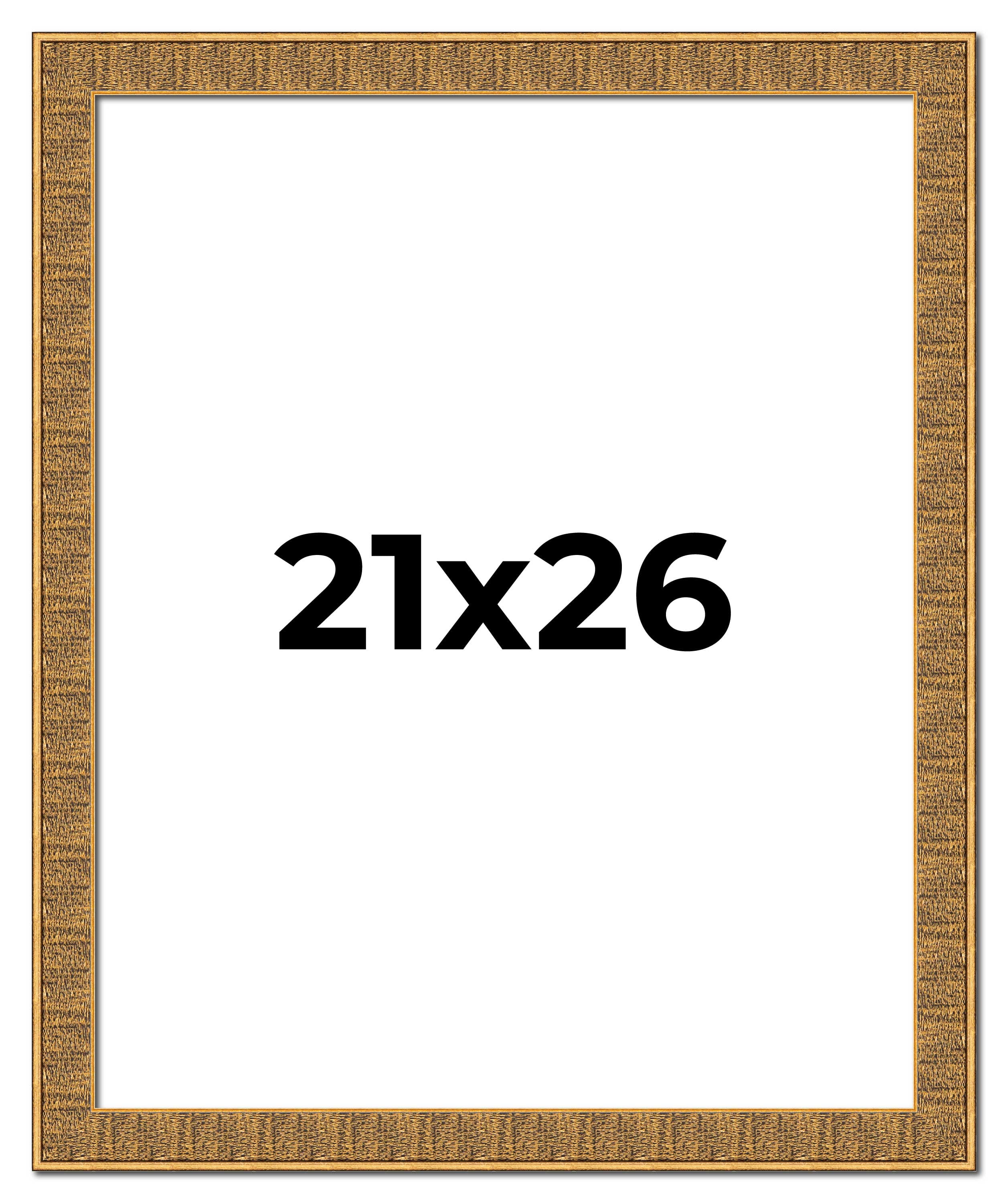 21x26 Frame Black and Gold Distressed Solid Wood Sonoma Picture Frame ...