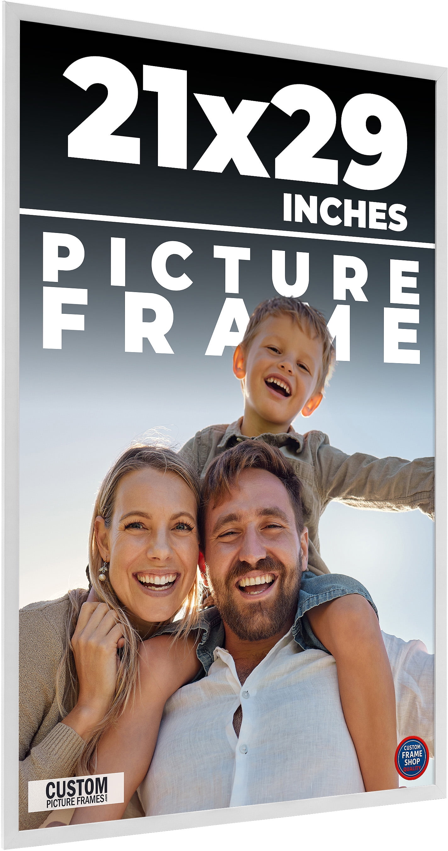 21x29 Frame White Real Wood Picture Frame Width 0.75 inches | Interior ...