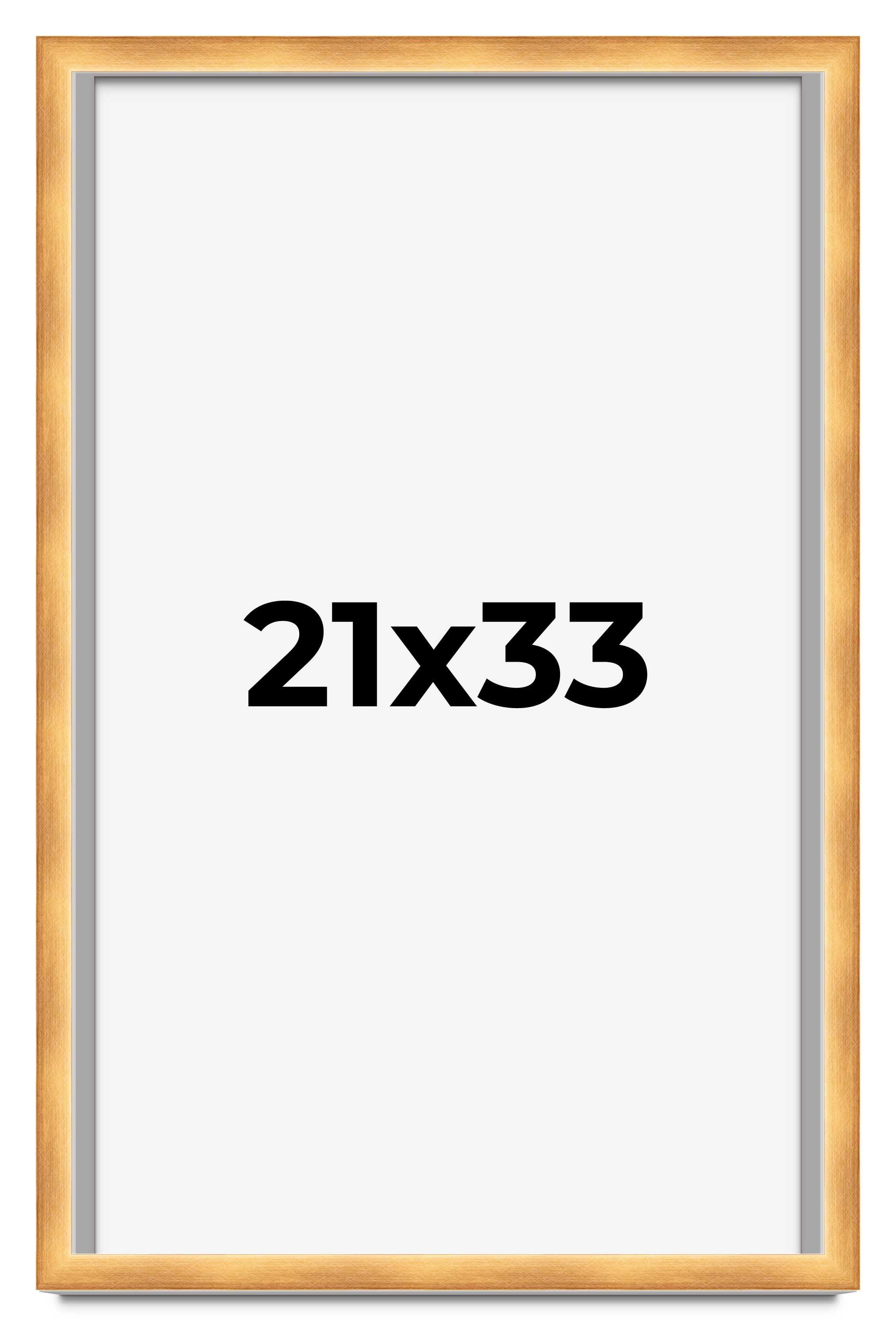 21x33 Shadow Box Bronze Cross-Brushed Display Frame | 1.625 Inches Deep ...