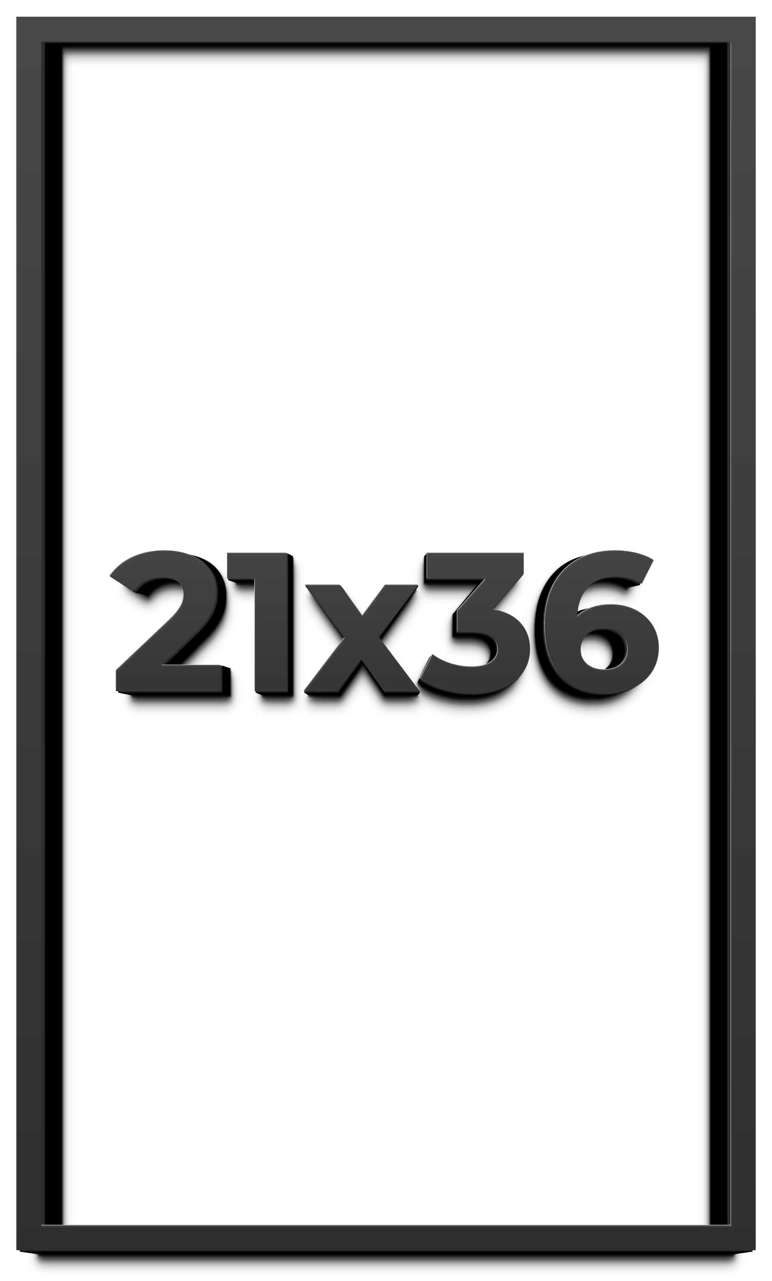 21x36 Shadow Box Frame Black | 1 inches Deep Real Wood Contemporary ...