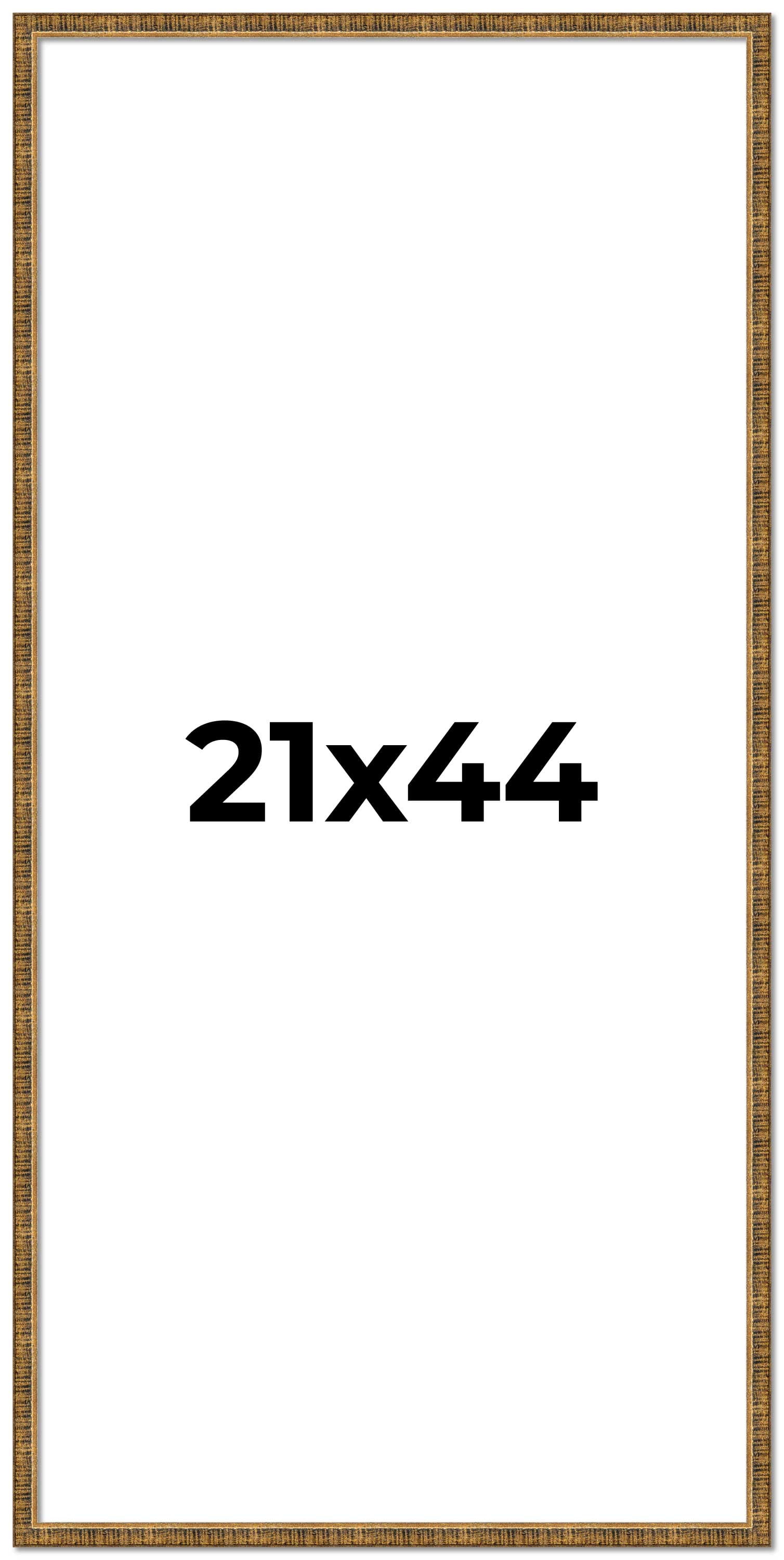 21x44 Frame Gold Kingsley Distressed Solid Wood Picture Frame Width 0. ...