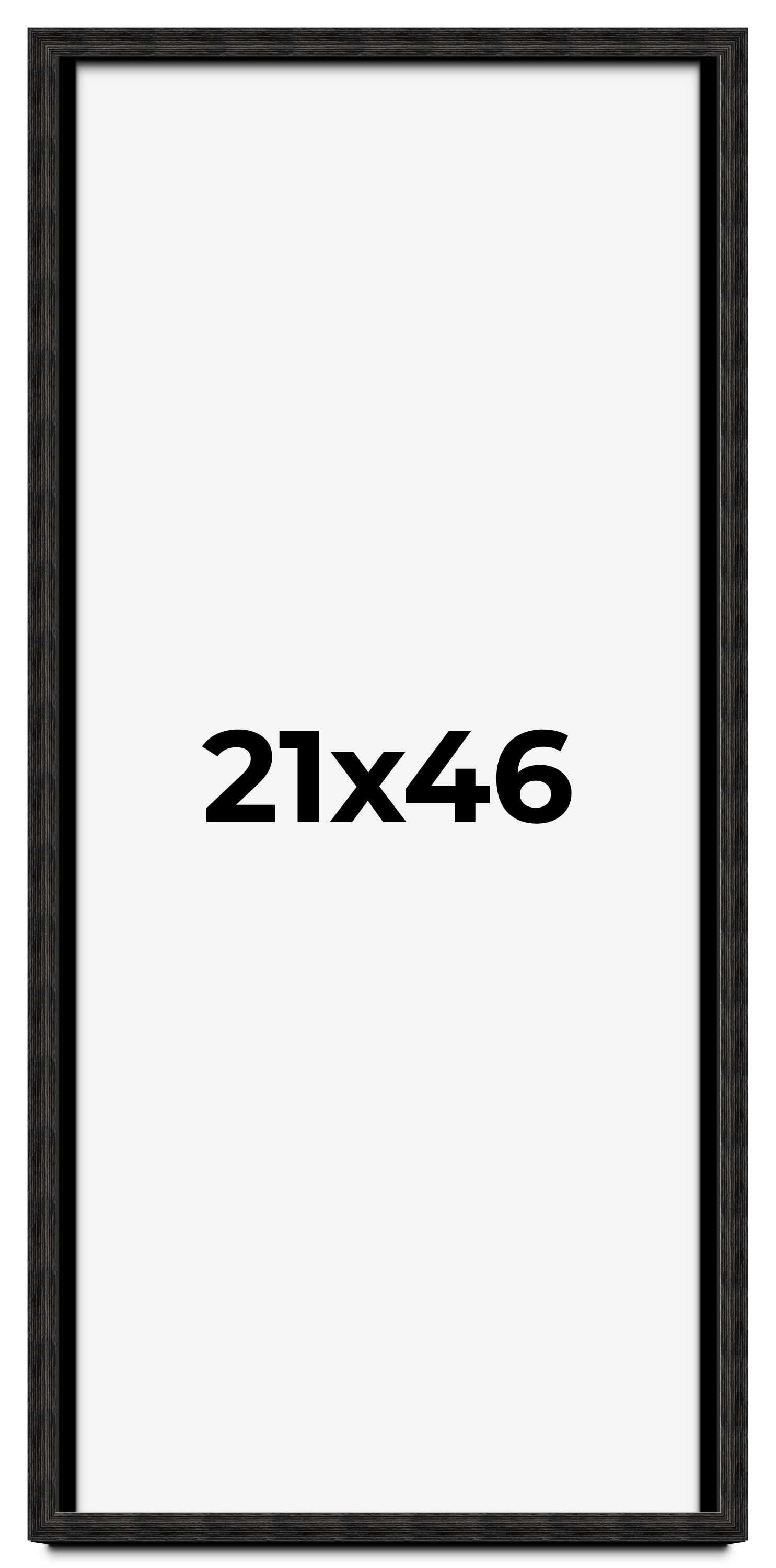 21x46 Shadow Box Black Rustic Barnwood Display Frame | 1.125 Inch Deep ...