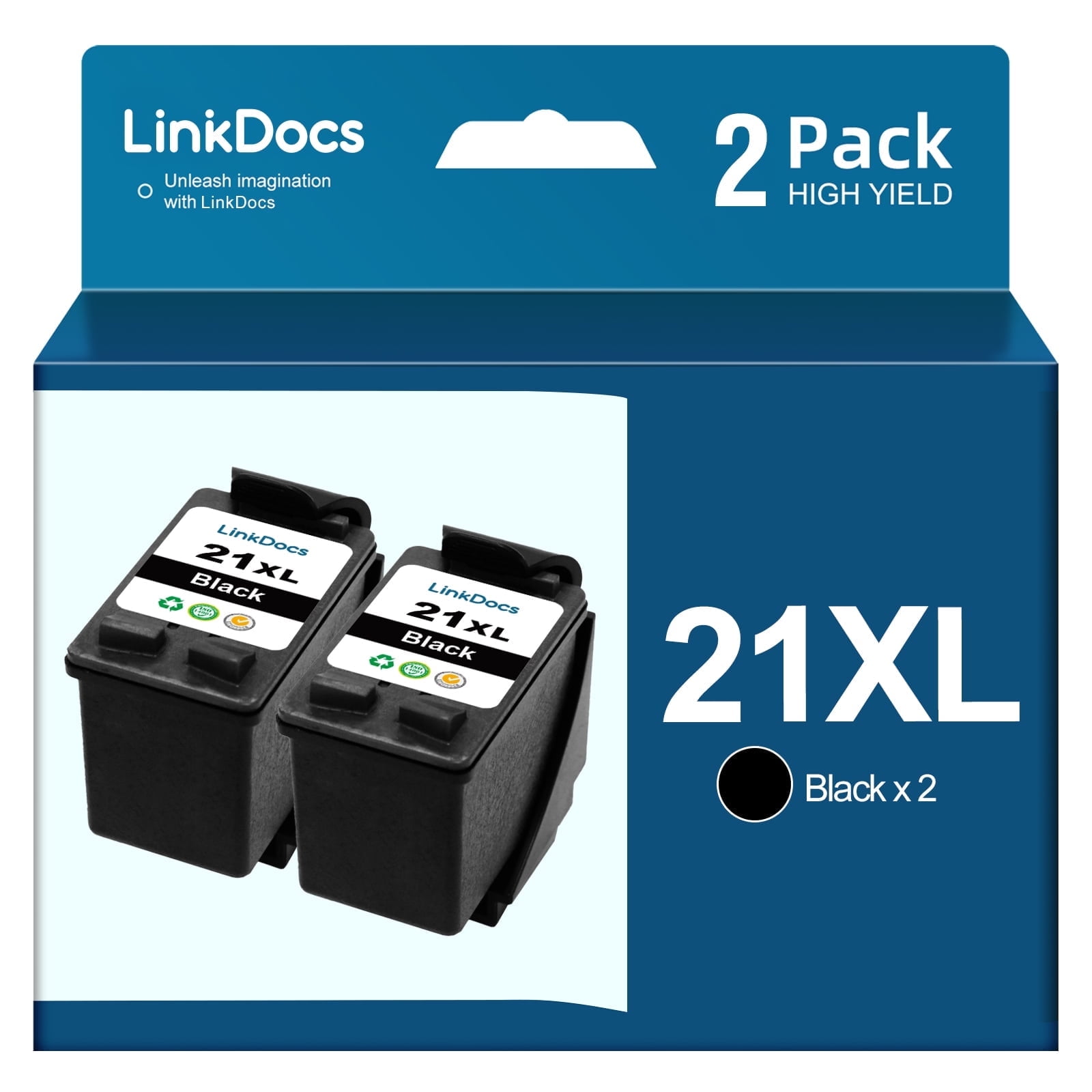 21xl High Yield Ink Cartridge Compatible for HP 21 21xl C9351AN Ink to ...