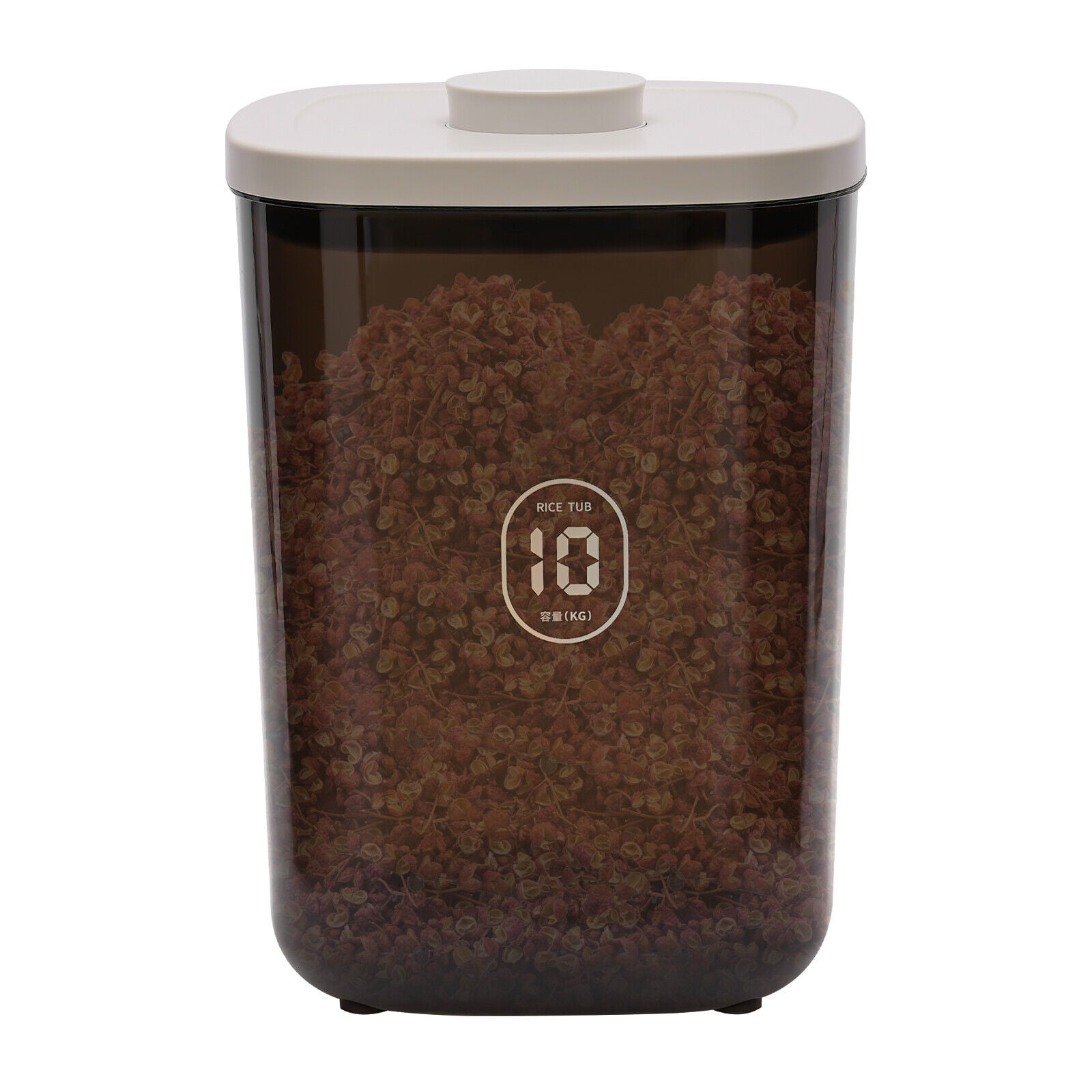 22.02lbs Kitchen Rice Dispenser Tabletop Food Container Storage W ...