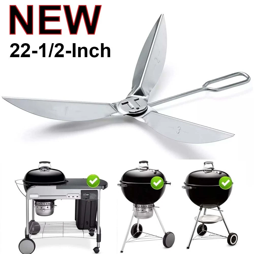 22-1/2-Inch One-Touch Cleaning System Kit For Weber Grill Parts 7444 22 ...