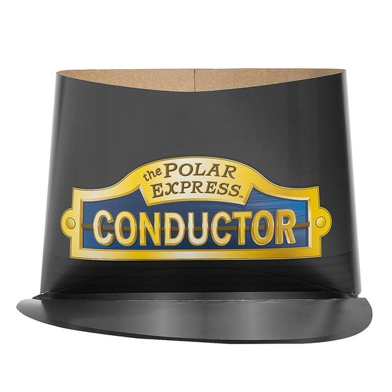 22 1/2" x 8 1/4" The Polar Express Conductor Adjustable Cardstock Hats ...