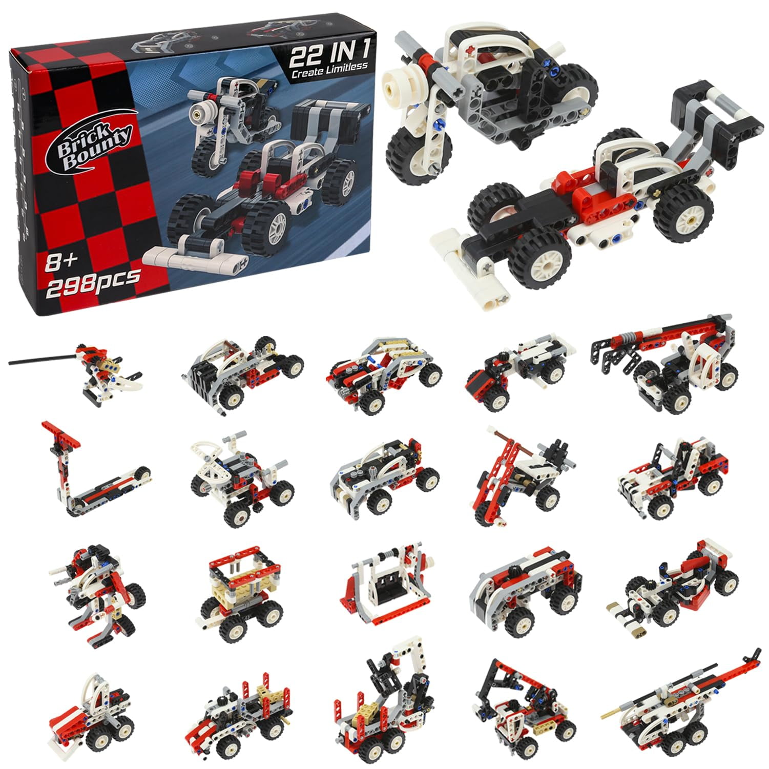 22 in 1 Creator Formula 1 car Building Toy Set,can transform from ...