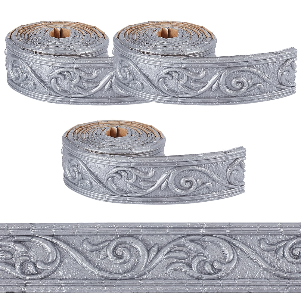 22.15Ftx3.15in Wall Molding Trim Wallpaper Border Peel and Stick ...