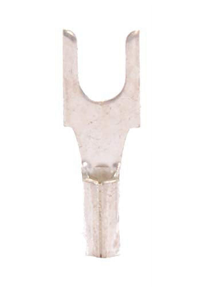 22-18 AWG Non-Insulated #6 Wide Block Spade Terminal - Brazed Seam (100 ...
