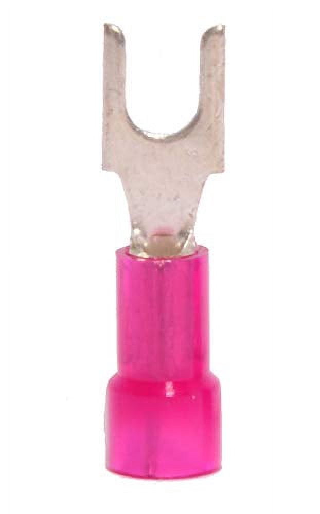22-18 Awg Nylon Insulated #10 Block Spade Terminal (100/Pkg.) - Walmart.com