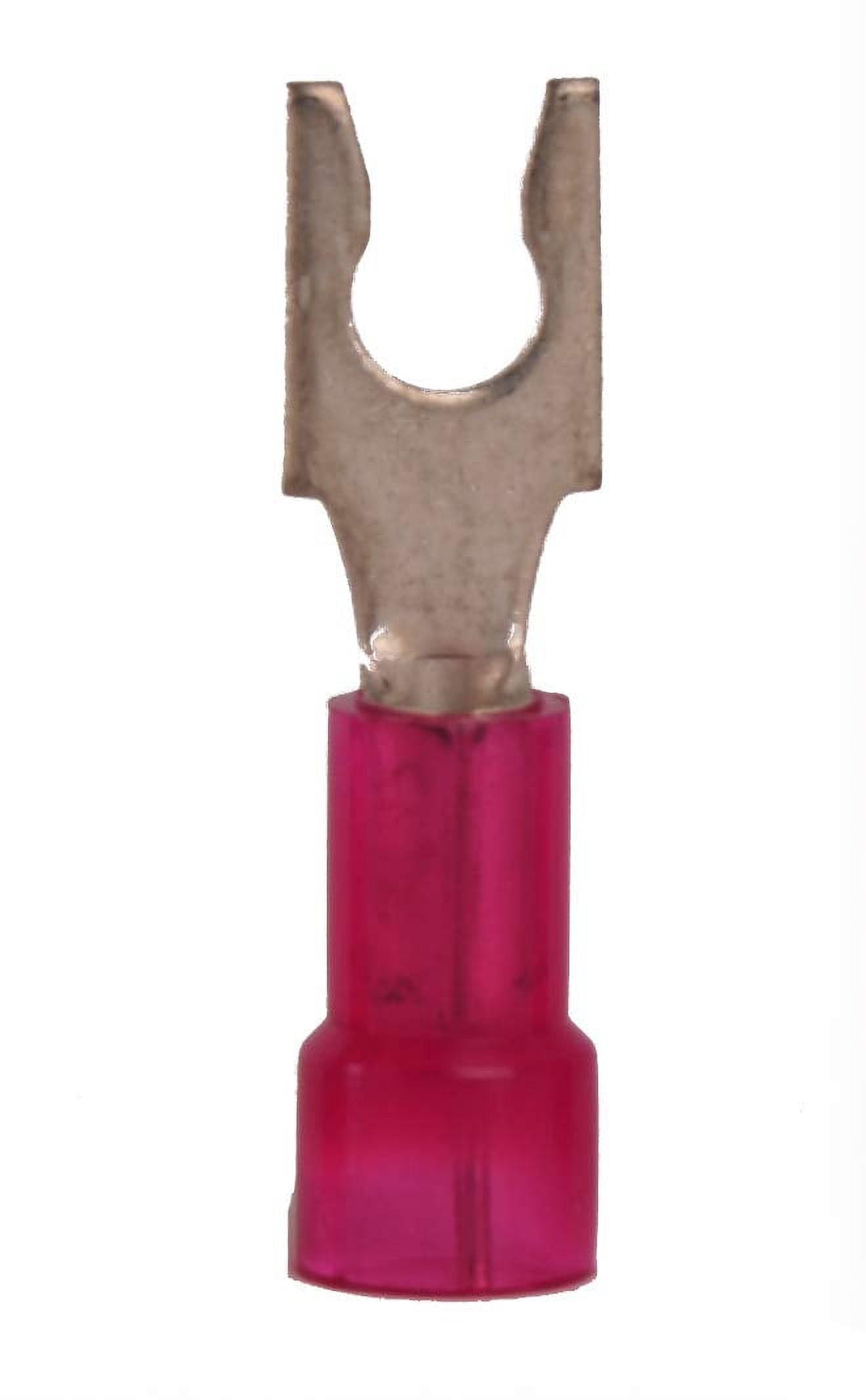 22-18 Awg Nylon Insulated #8 Snap Spade Terminal (100/Pkg.) - Walmart.com