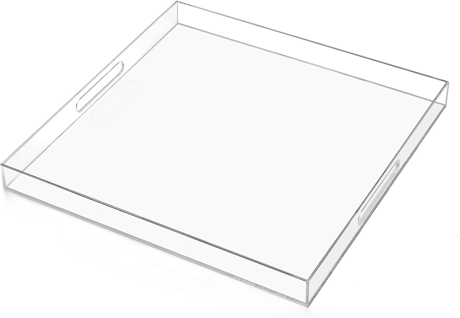 22×22 inches Oversized Clear Acrylic Ottoman Tray Extra Large ...