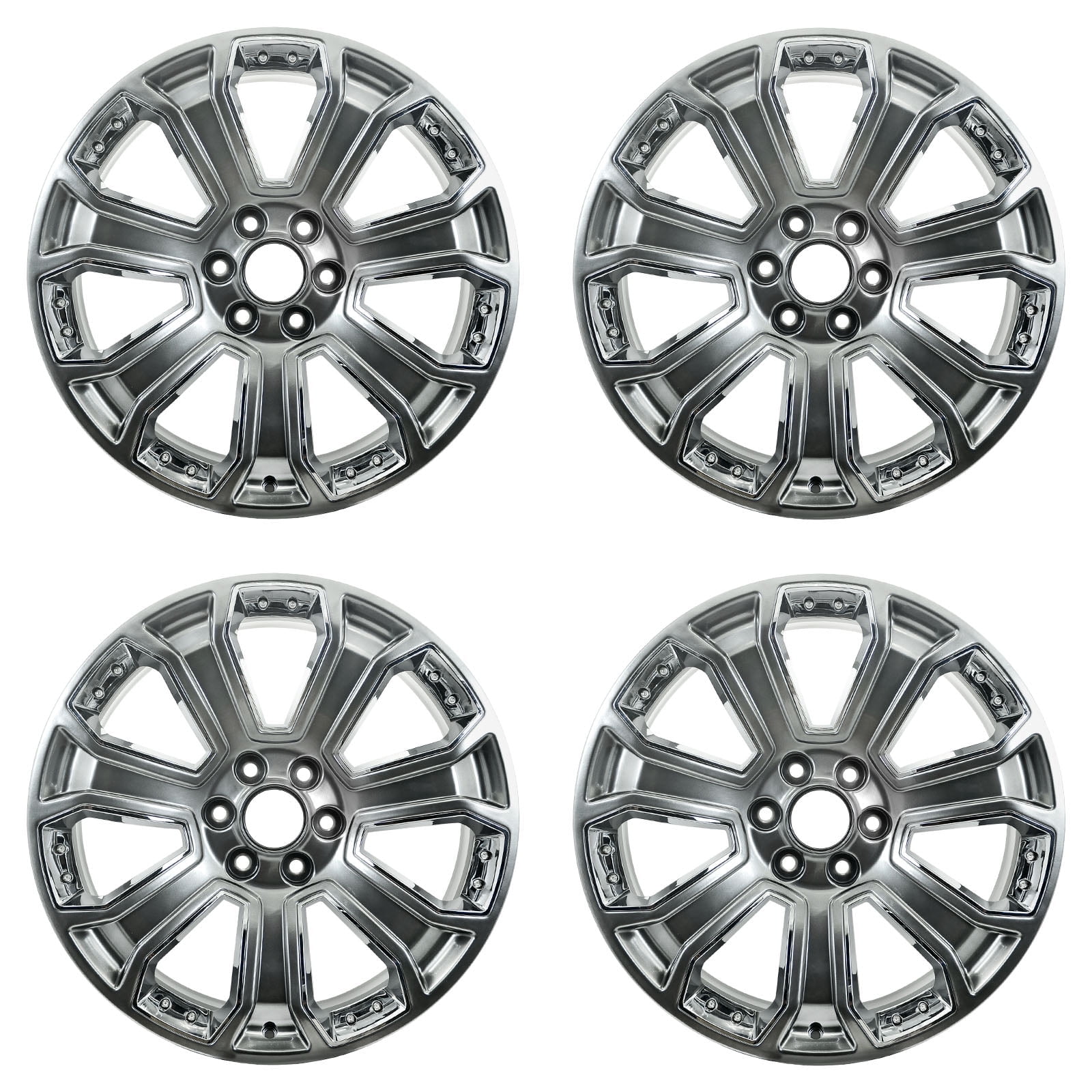 22" 22x9 Set of 4 Brand New Alloy Wheel for 2014-2020 Cadillac Escalade ...