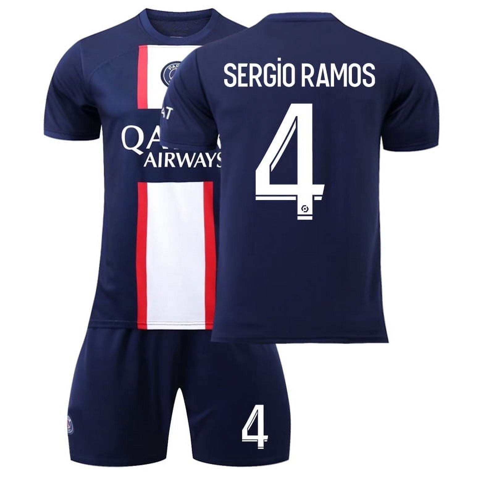 22-23 Mens/Kids PSG Soccer Jerseys Home Kit Fashion Sports T-Shirt Fans ...