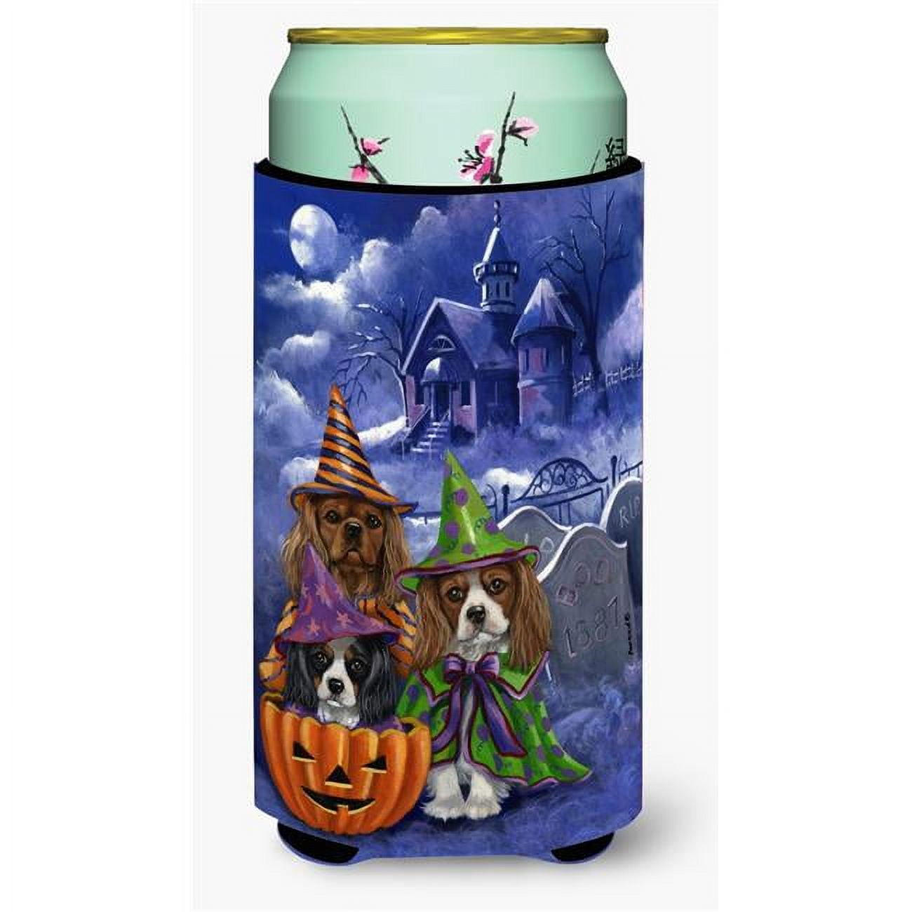 22-24 oz Cavalier Spaniel Halloween House Tall Boy Hugger - Walmart.com