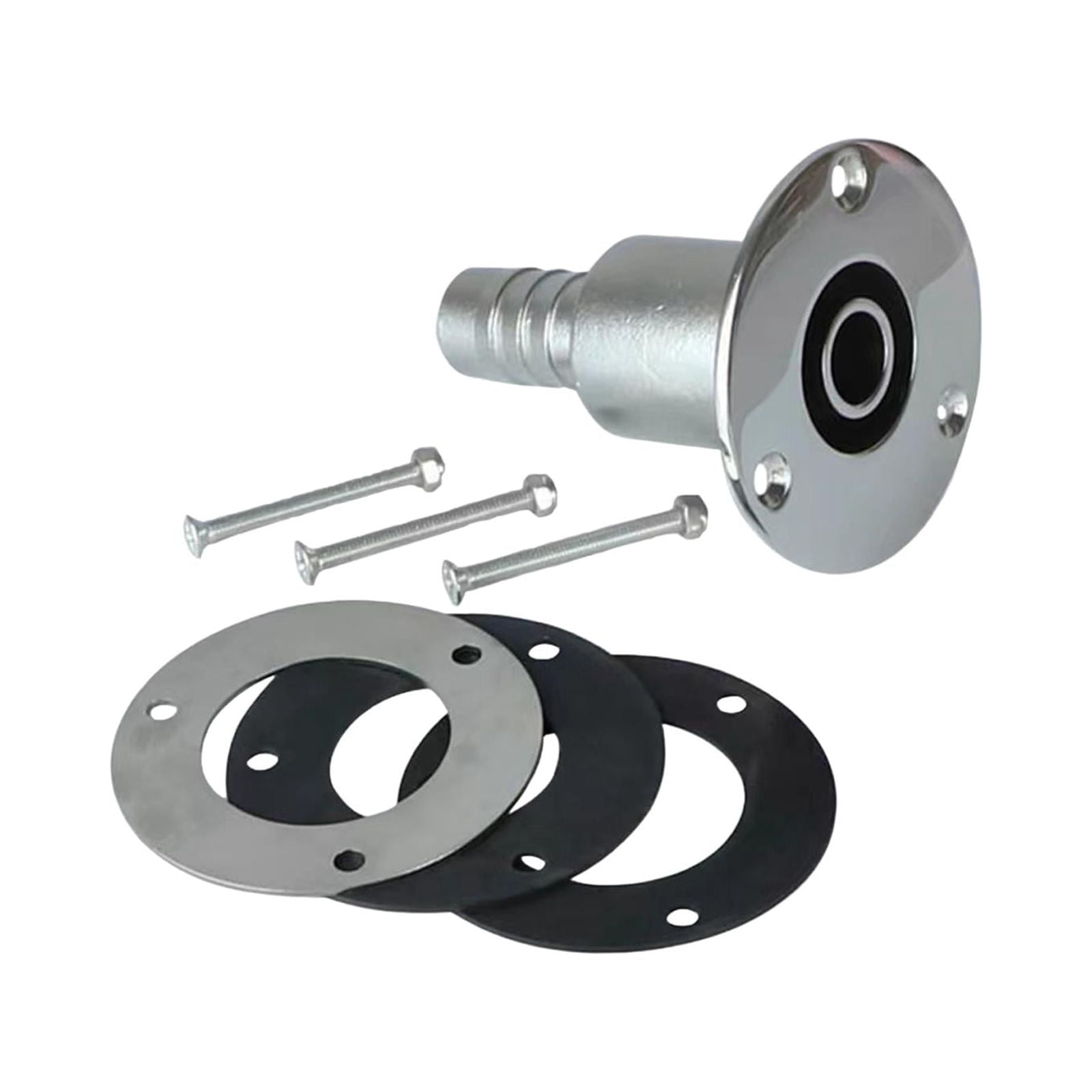 22/24mm Straight thru Hull Exhaust Fitting Tube Pipe Socket for Boat ...