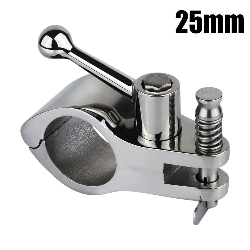 22/25Mm Marine Awning Hinge Clamps Stainless Steel Top Rail Jaw Slide ...