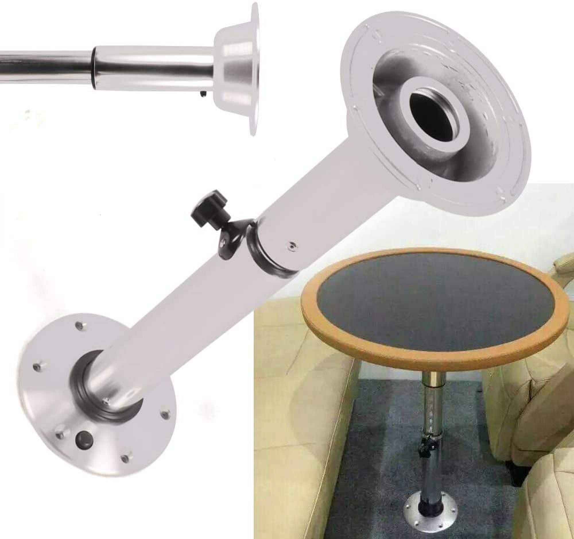 22''-28'' Aluminum Adjustable Table Pedestal Stand for Caravan ...