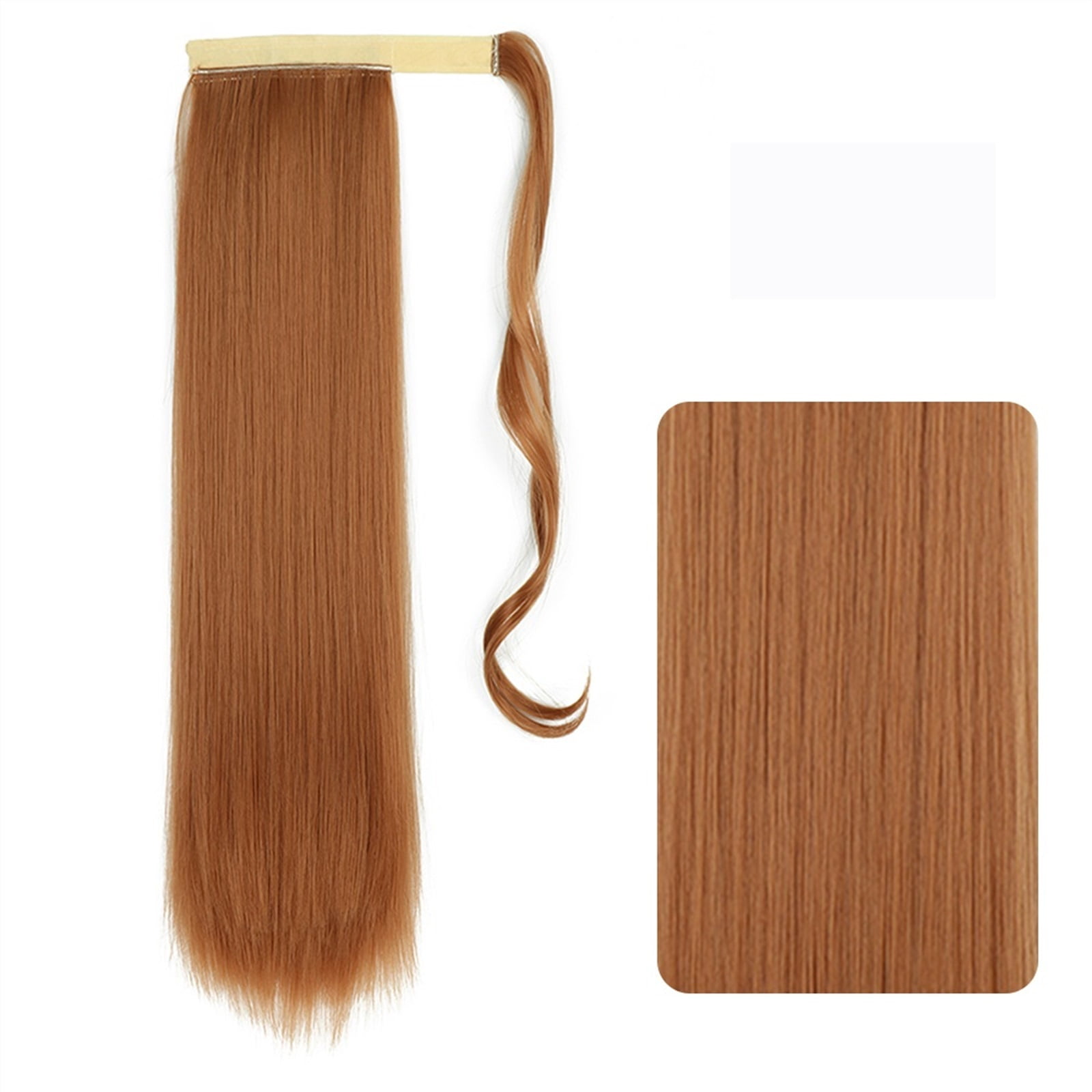 22-32 Inch Synthetic Hair Extensions Pony Tail Fiber Heat-Resistant ...